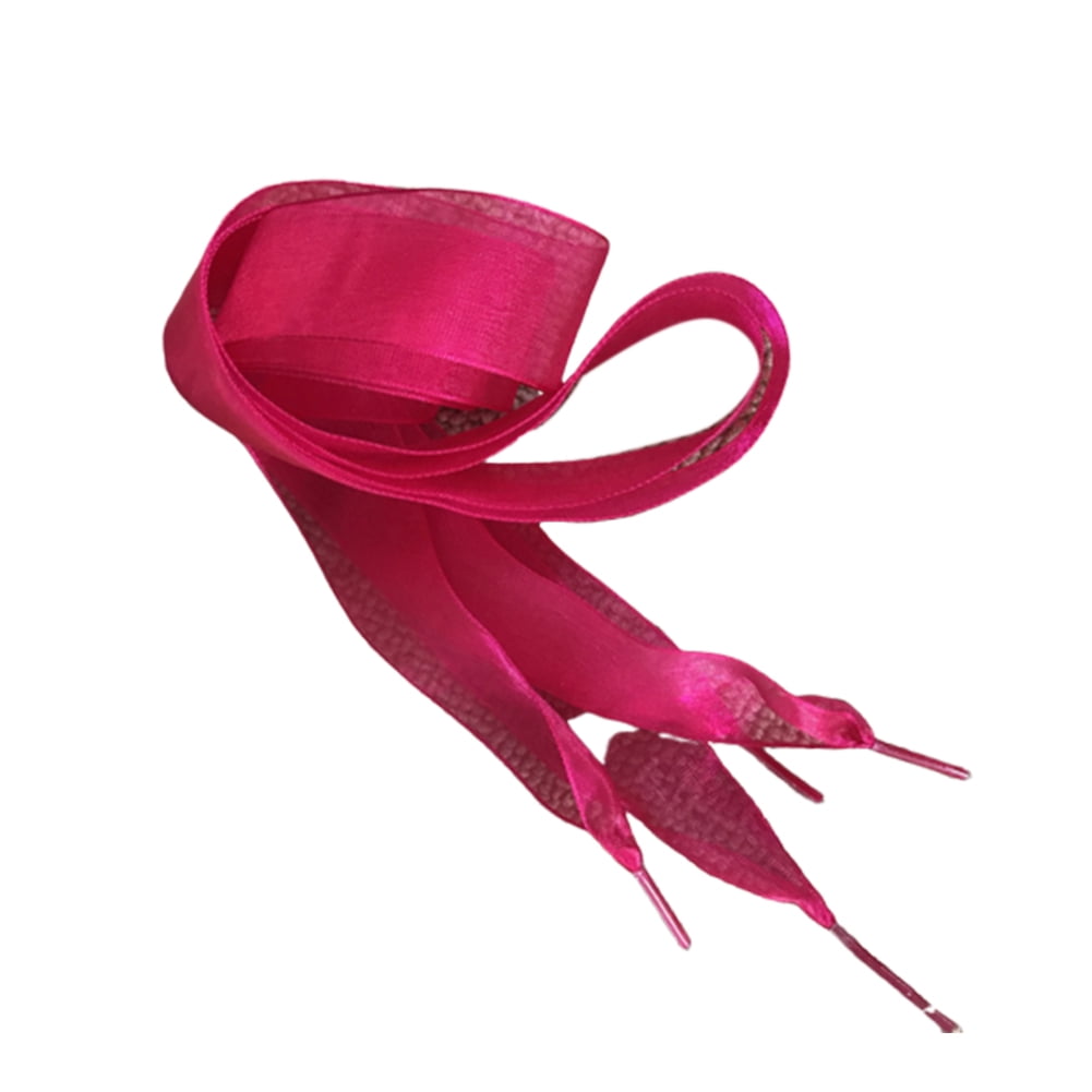 COOLL 1 Pair 2.5cm Flat Silk Satin Ribbon Organza Sneaker Casual Shoe ...