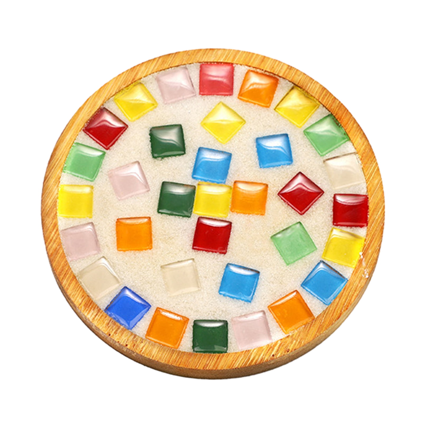 COOLL Colorful Mosaic Tiles Diy Mosaic Coaster Kit Creative Design ...