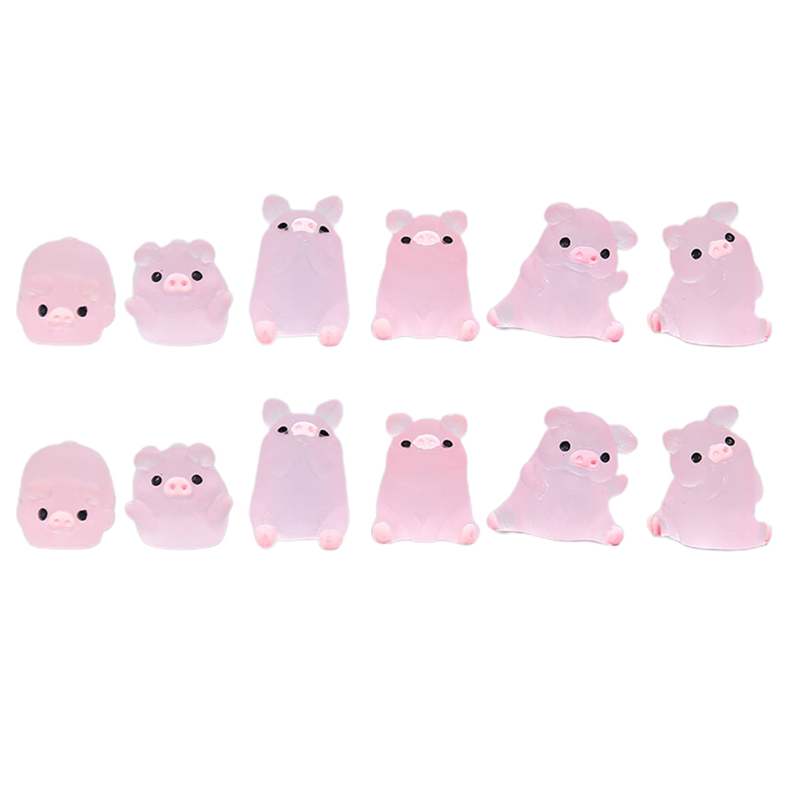 COOLL Cute Pig Figurines for Bedrooms Pig Ornaments for Dollhouses ...