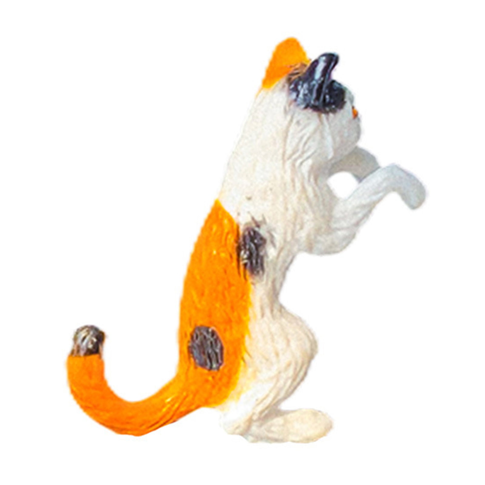 COOLL Fish Tank Ornament Cat Shape Realistic Cartoon Cat Fish Tank ...