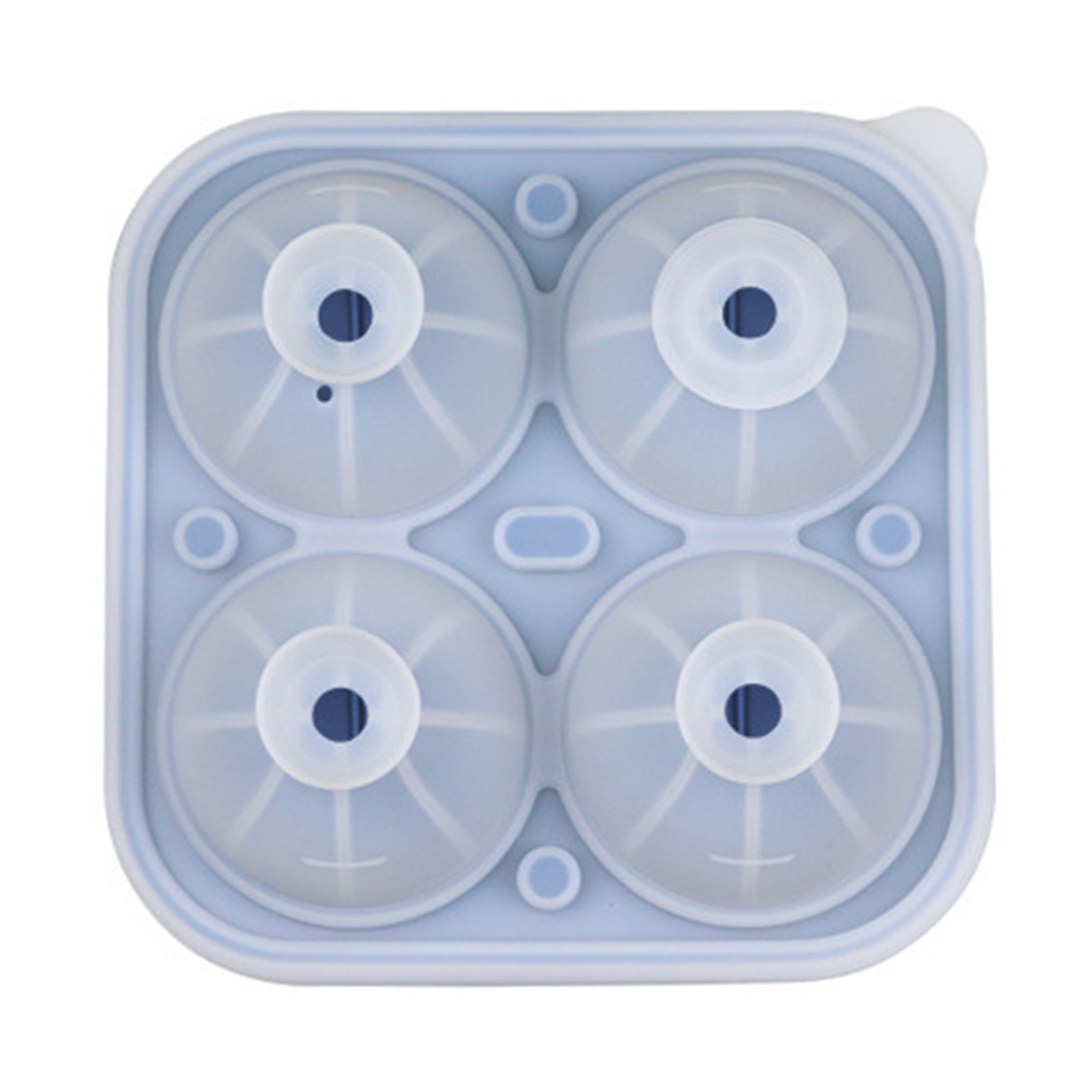 COOLL Ice Cube Mold Non-stick Easily Demoulding Funnel Design with Lid ...