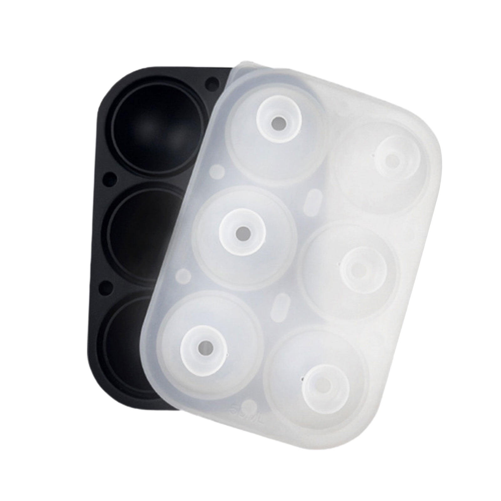 COOLL Ice Hockey Mold with Lid Food Grade Reusable Ice Making Buckle ...