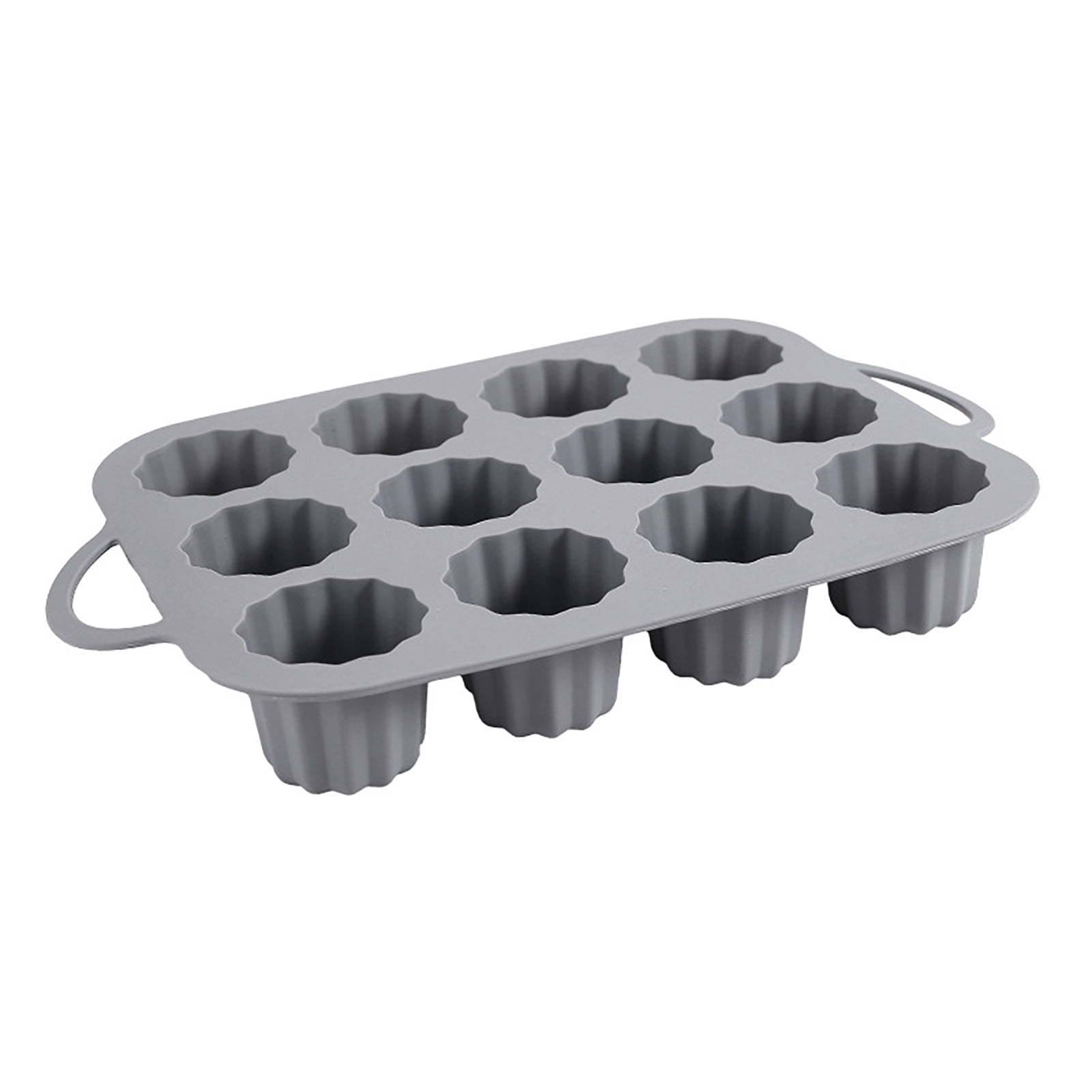 COOLL Jelly Mold Waffle Pan Non-stick Waffle Pan 12 Cavities Silicone ...