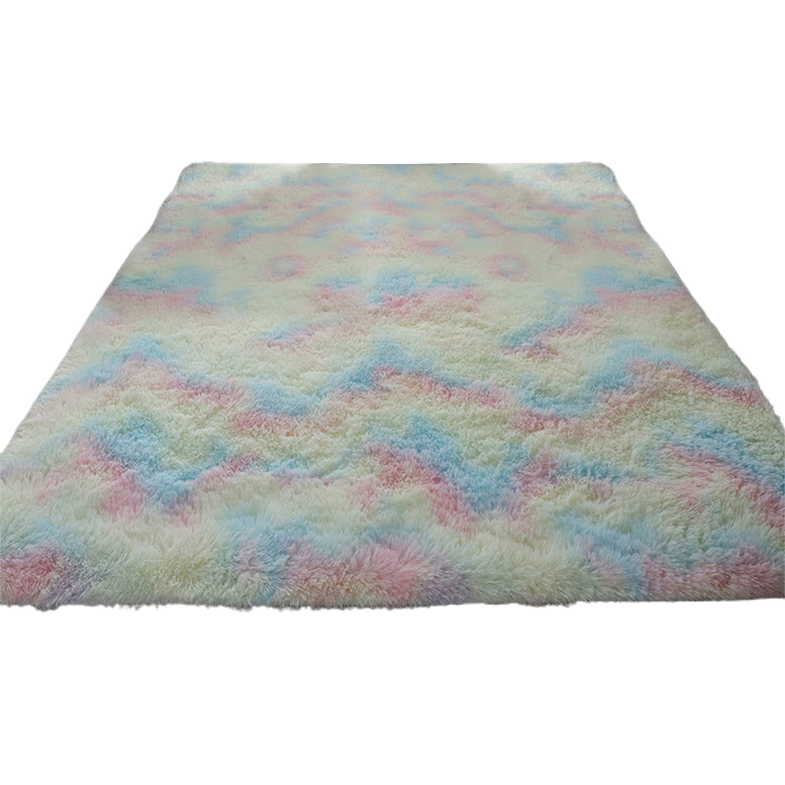 COOLL Modern Area Rug Tie Dye Rug Long Plush Tie-dye Area Rug Modern ...