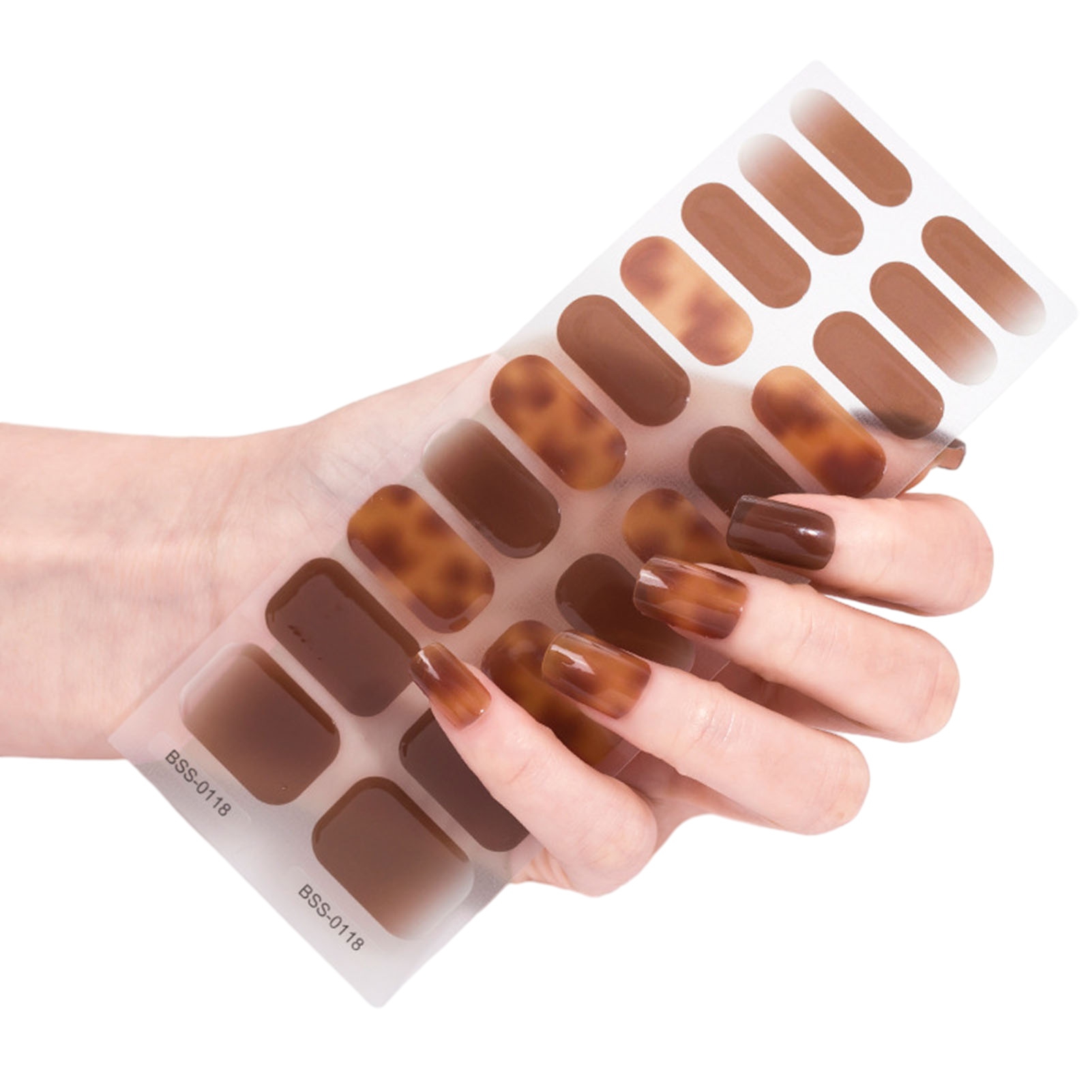 COOLL Nail Stickers for Gel Nails Uv/led Nail Curing Stickers Sparkling ...