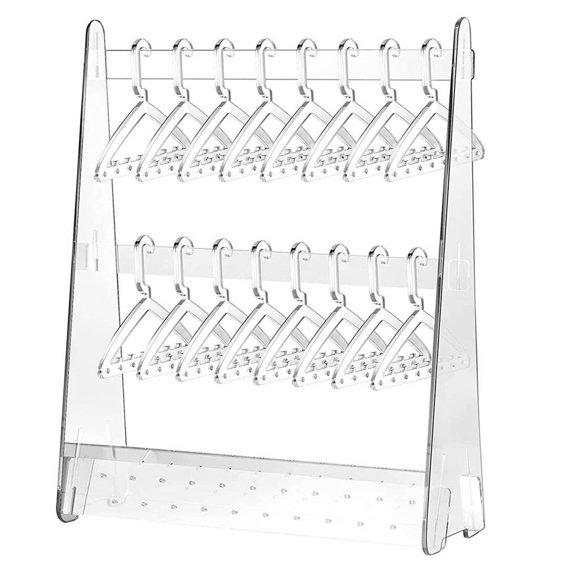 Acrylic Clothing Rack