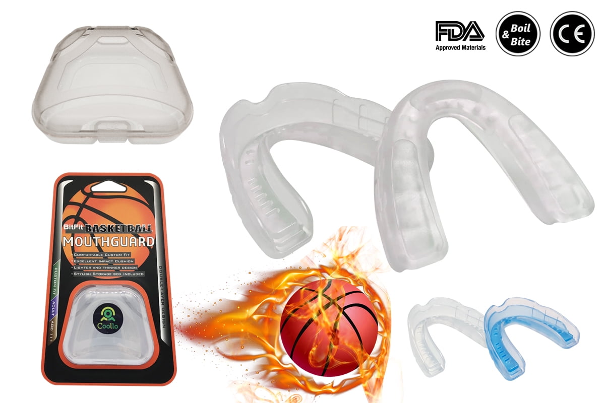 COOLLO SPORTS Boil and Bite Mouth Guard BB for Basketball, Karate ...