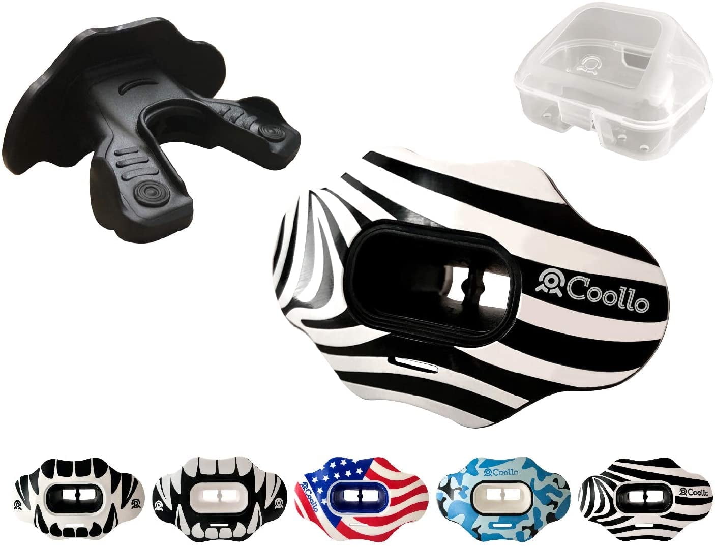 COOLLO Sports Lip Guard Mouthguard MAXX/ Might Football & High Impact ...