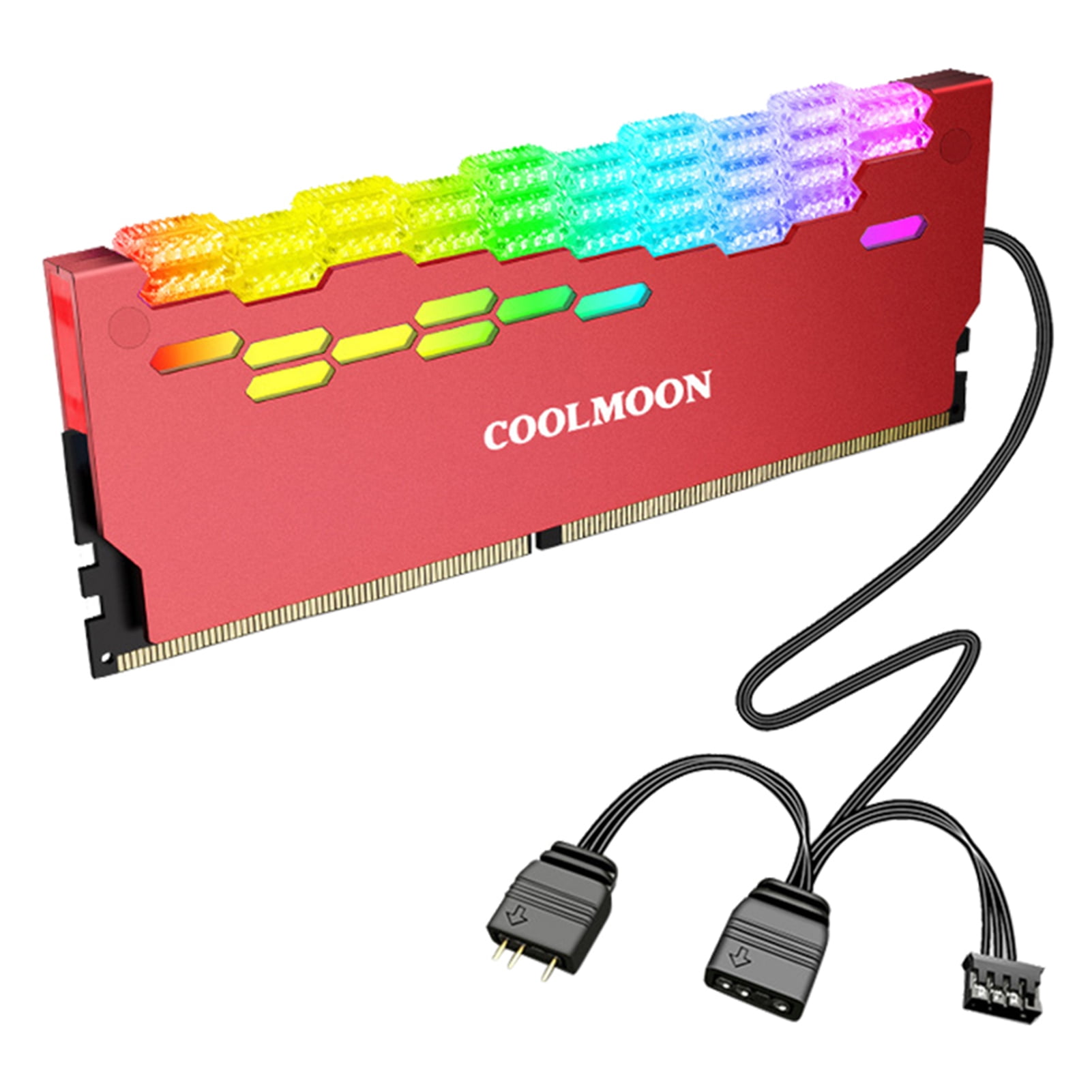 COOLMOON RA-2 RAM Heatsink Efficient 5V ARGB Wide Compatibility ...