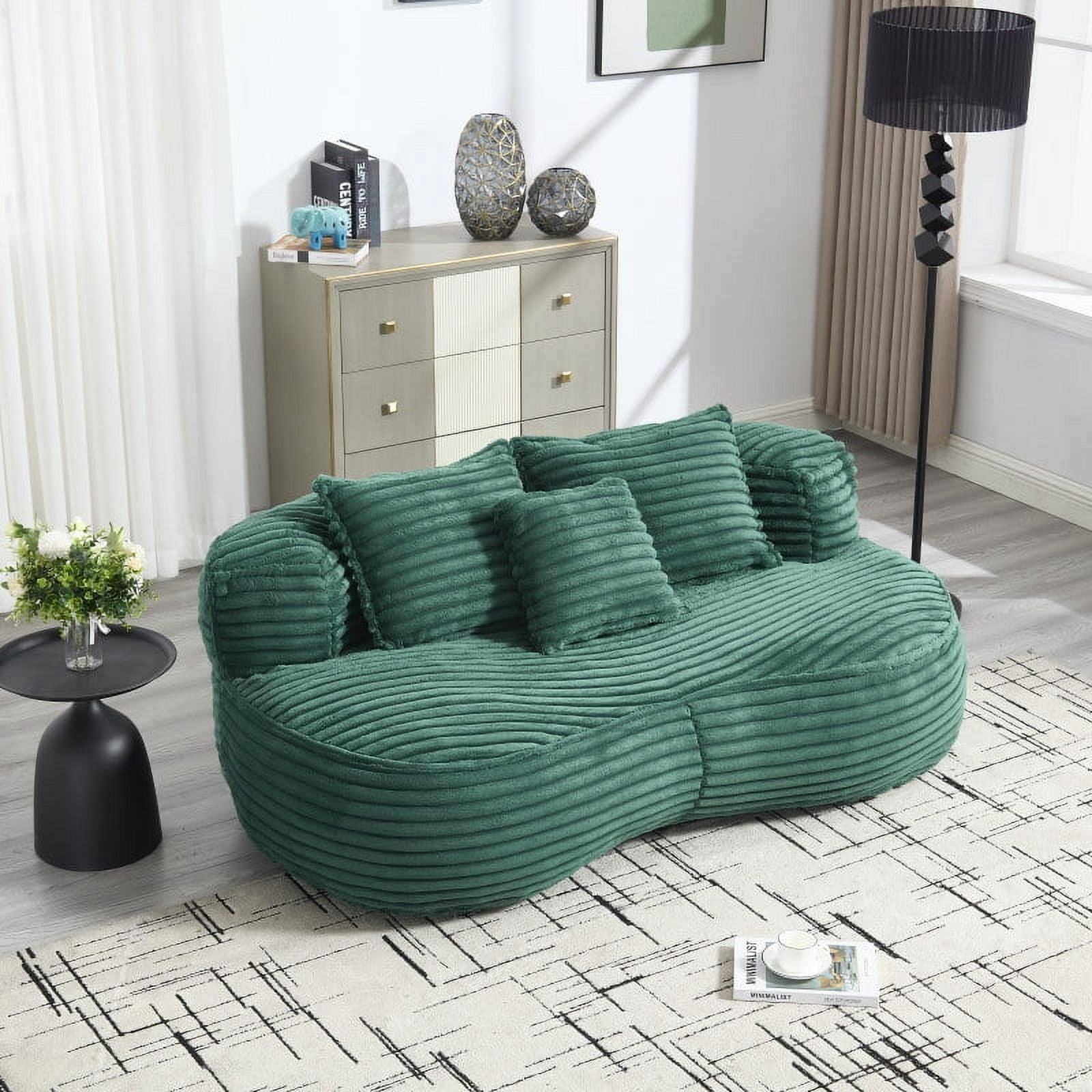 COOLMORE Bean Bag sofa Lazy Sofa Durable Comfort Lounger High Back Bean ...