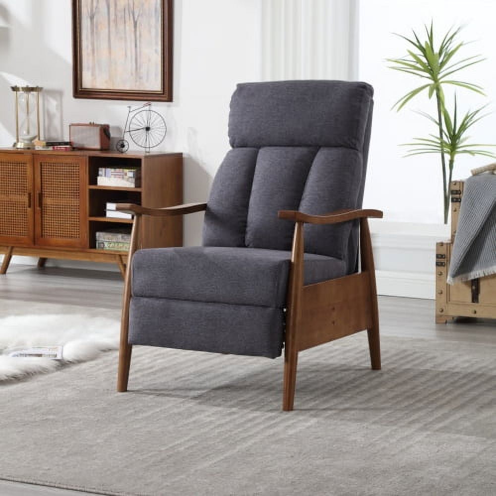 COOLMORE Wood Frame Armchair, Modern Accent Chair Lounge Chair for ...