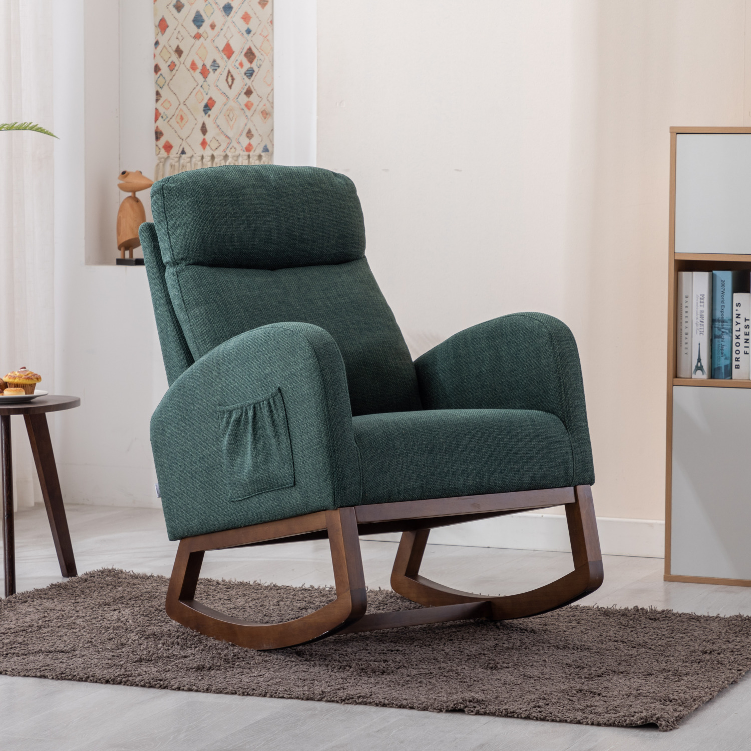 COOLMORE living room Comfortable rocking chair living room chair ...