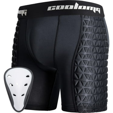 Shock Doctor Compression Shorts w/BioCup (Black) - Walmart.com