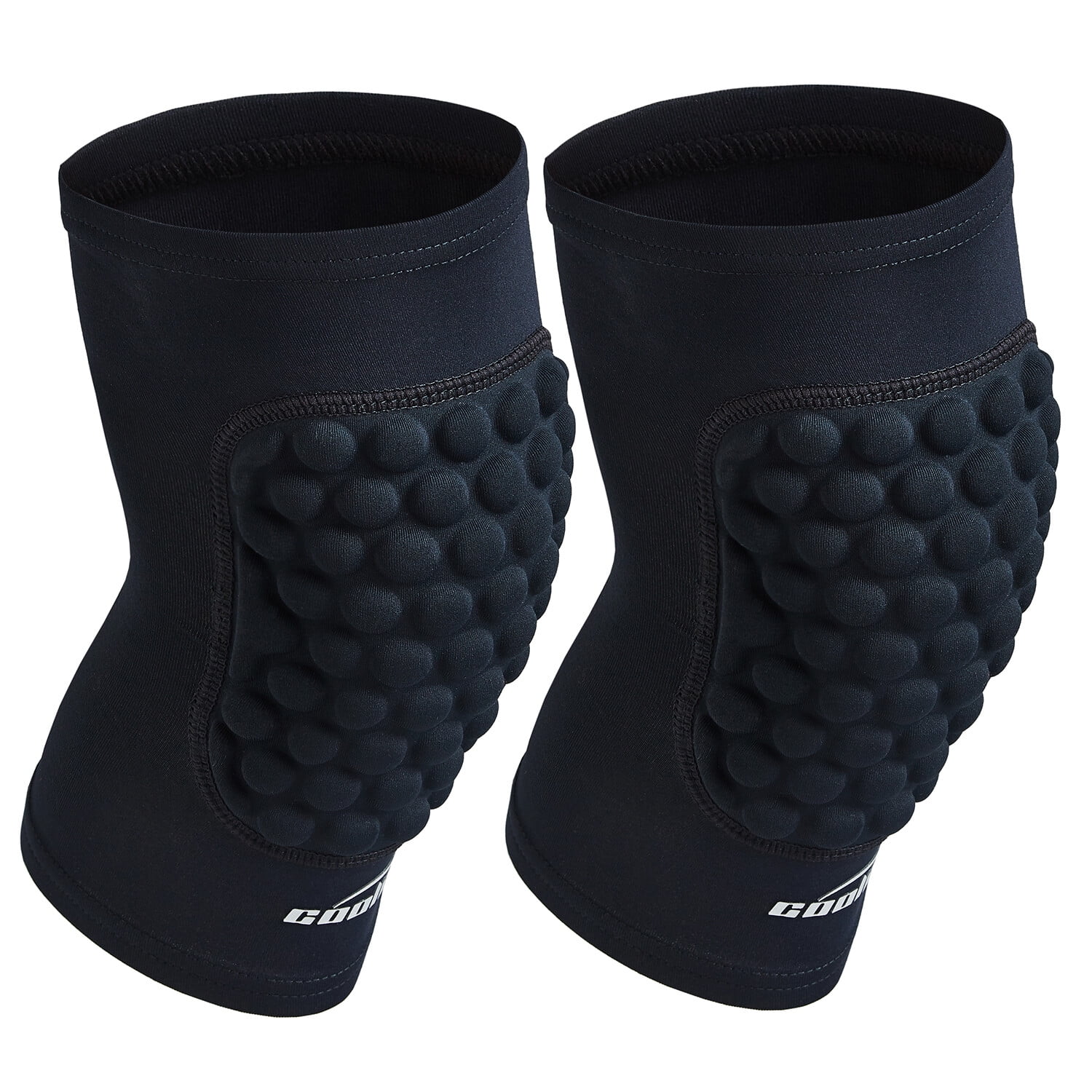 COOLOMG Protective Knee Pads Basketball Volleyball Football Crashproof ...