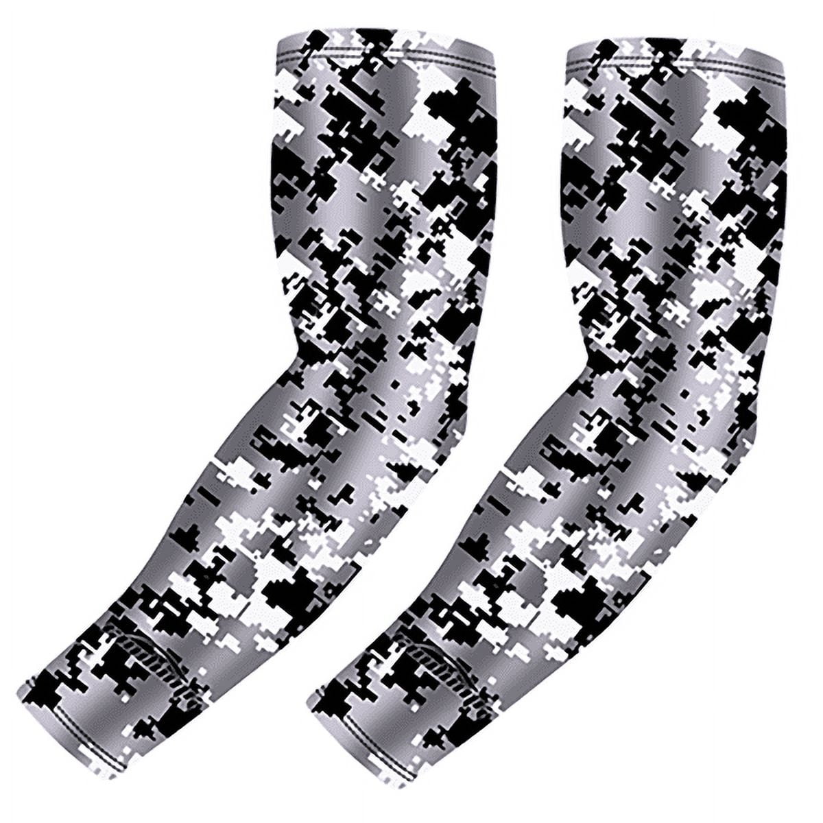 COOLOMG Sports Compression Arm Sleeves Youth Kids Men Women for ...
