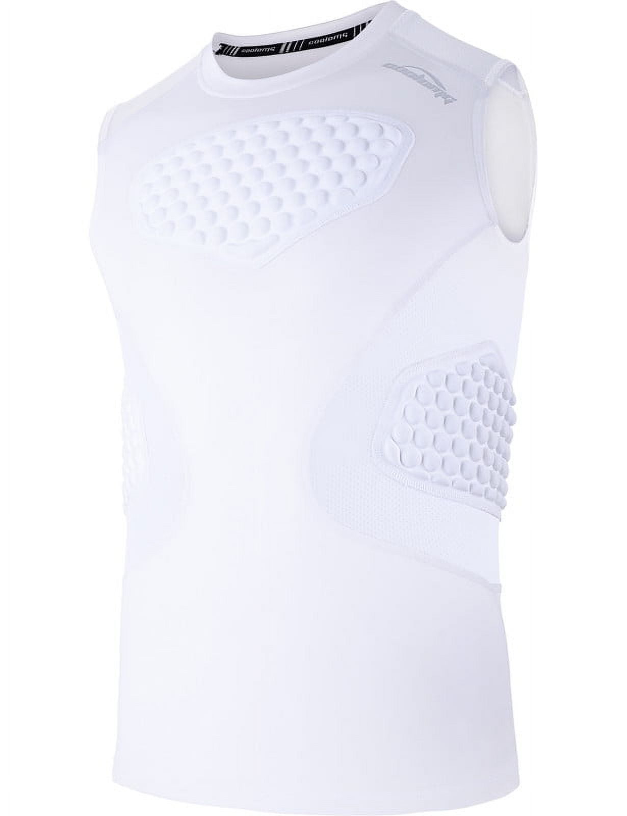 COOLOMG Youth Baseball Padded Shirt Kids Chest Protector Rib Heart ...
