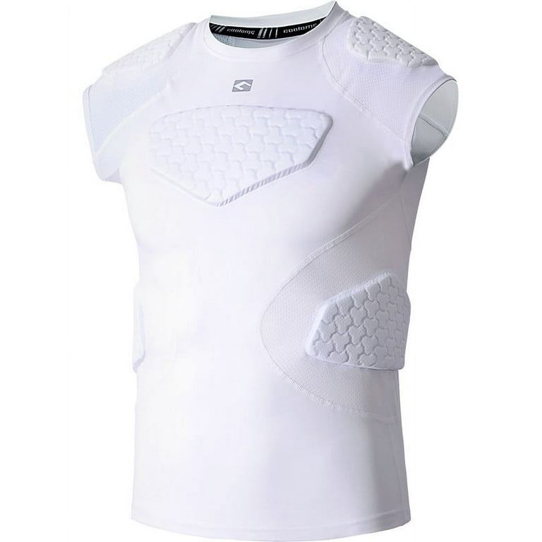 Youth Football Padded Tops Youth Padded Compression Shirt, Youth