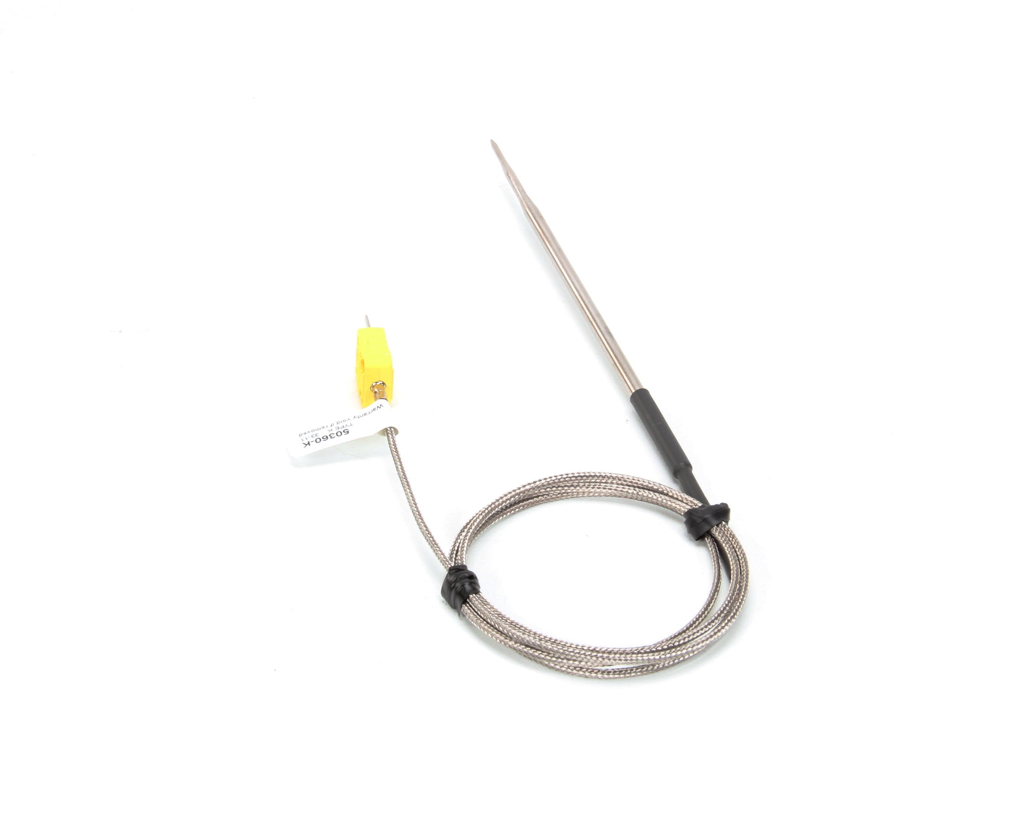 COOPER ATKINS 50360-K Needle Tip Probe, stainless steel braided cable ...
