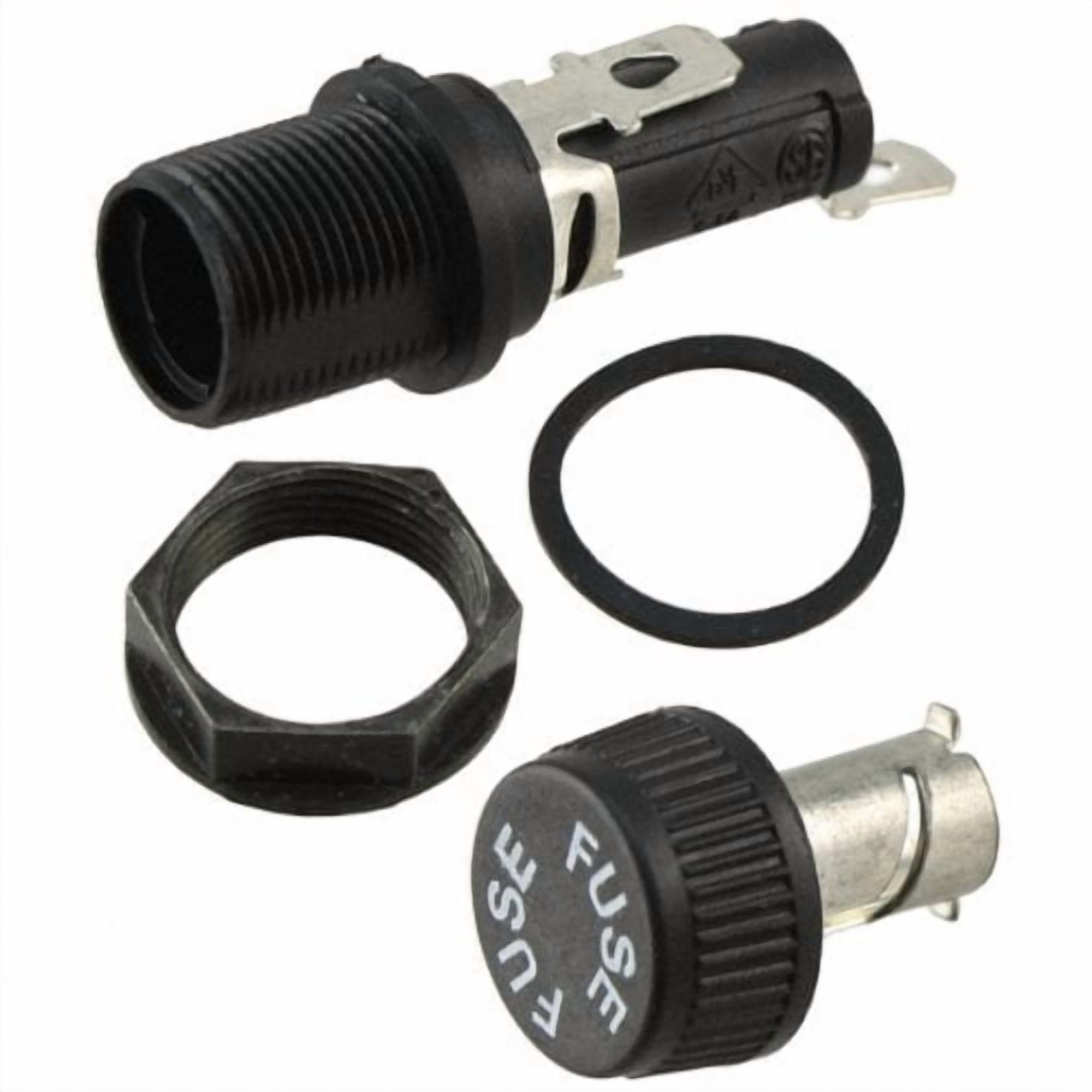 COOPER BUSSMANN BK/HTB-62I-R FUSE HOLDER, 6.3 X 32MM, PANEL MOUNT (5 ...