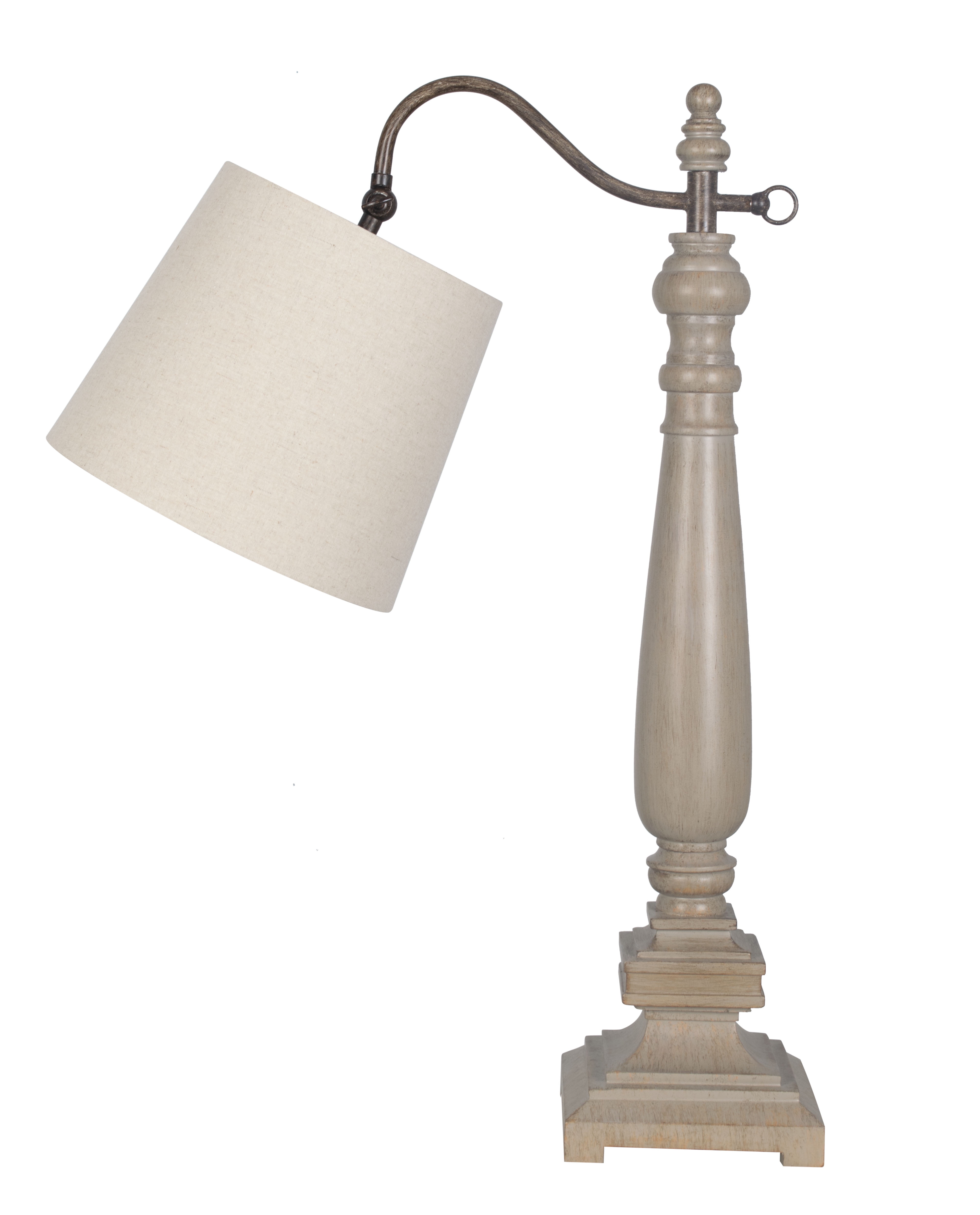 COOPER RIDGE 27.5" Coastal Brown Table Lamp with Brown Solid Print ...