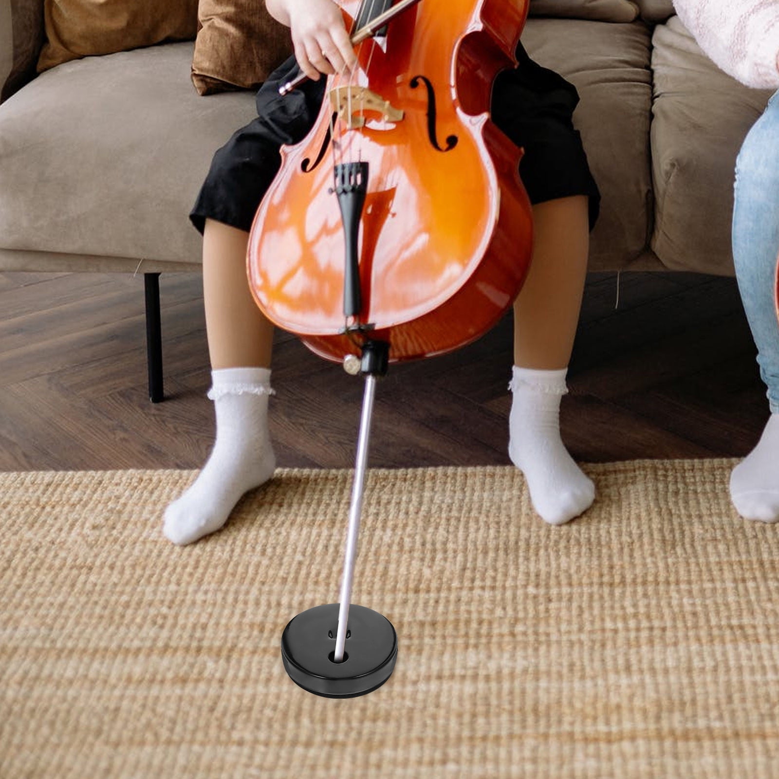 COOPHYA 1 Set Cello Non-skid Mat Black Square for Stage Performance ...