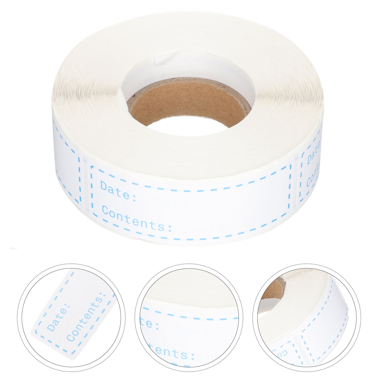 COOPHYA 1000 Pcs Sky-Blue Food Label for Freezer Labels on Plastic ...