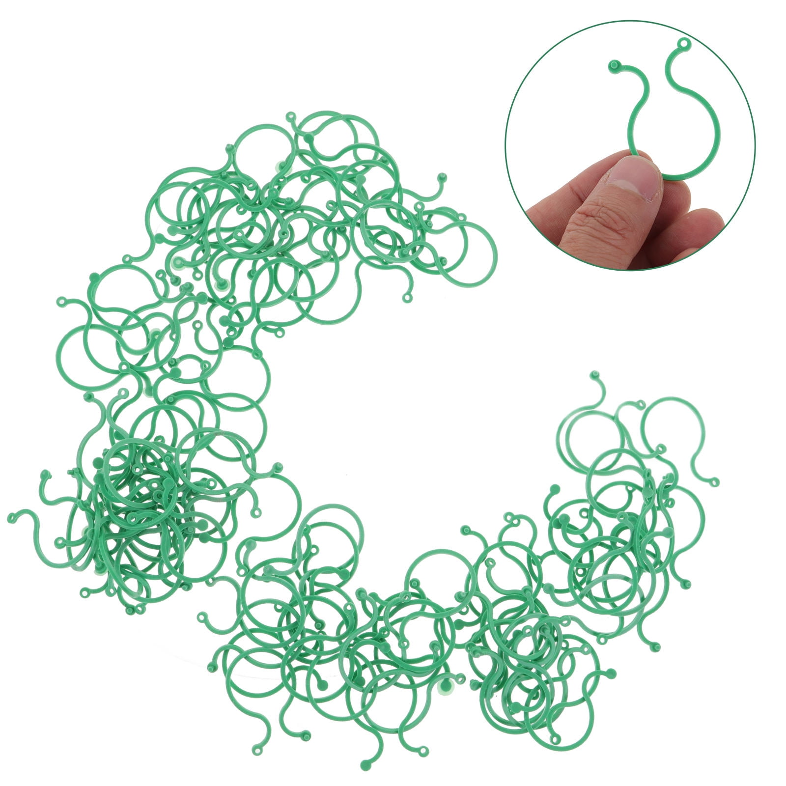 COOPHYA 100Pcs Abs Grape Stem Support Clips For Vines And Plants In ...