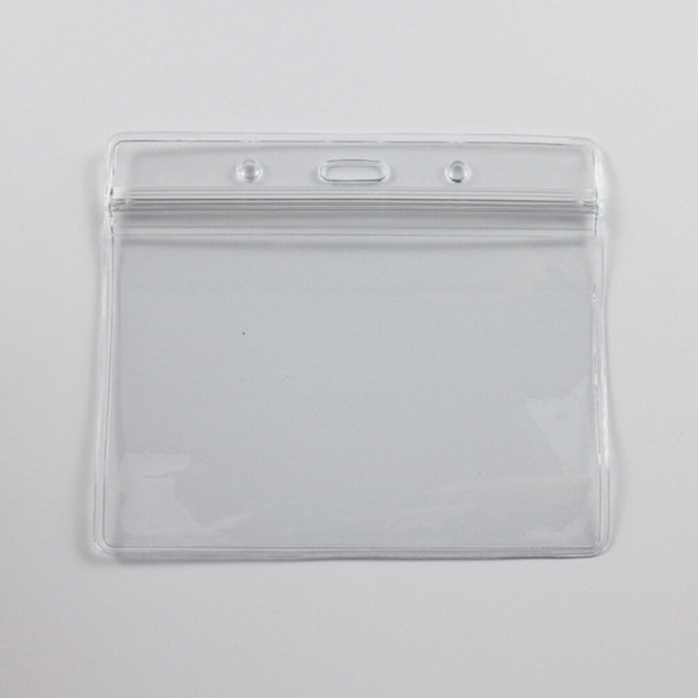 COOPHYA 100Set Transparent Plastic Horizontal Business Id Holder for ...