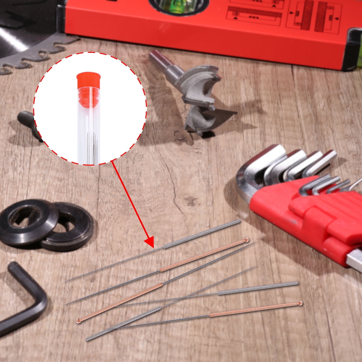 COOPHYA 10Pcs 7Cm Copper Cleaning Needles for 3D Printer Nozzle ...