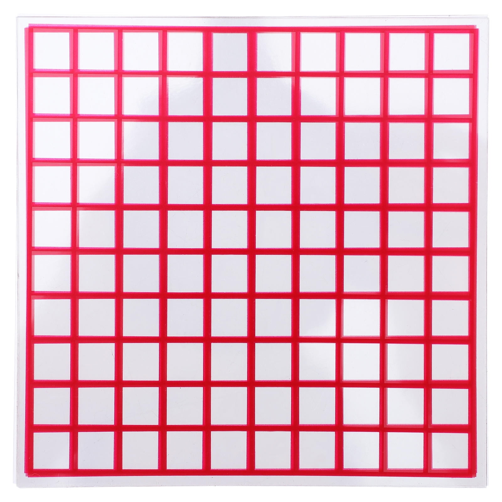 COOPHYA 10Pcs Classroom Math Manipulatives Toy Square Grid Plates For ...