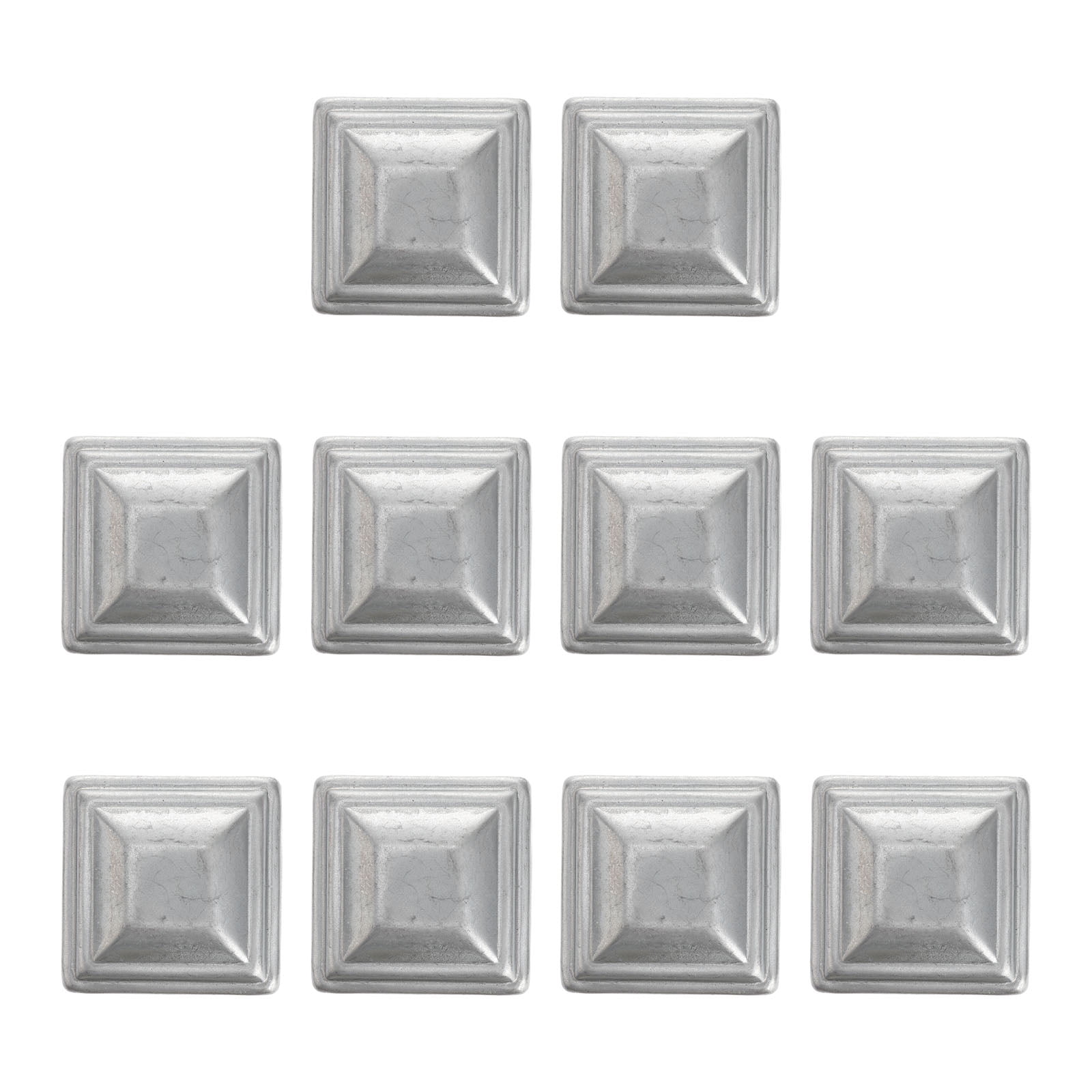 COOPHYA 10Pcs Metal Fence Post Toppers Galvanized Steel Protective Cap ...