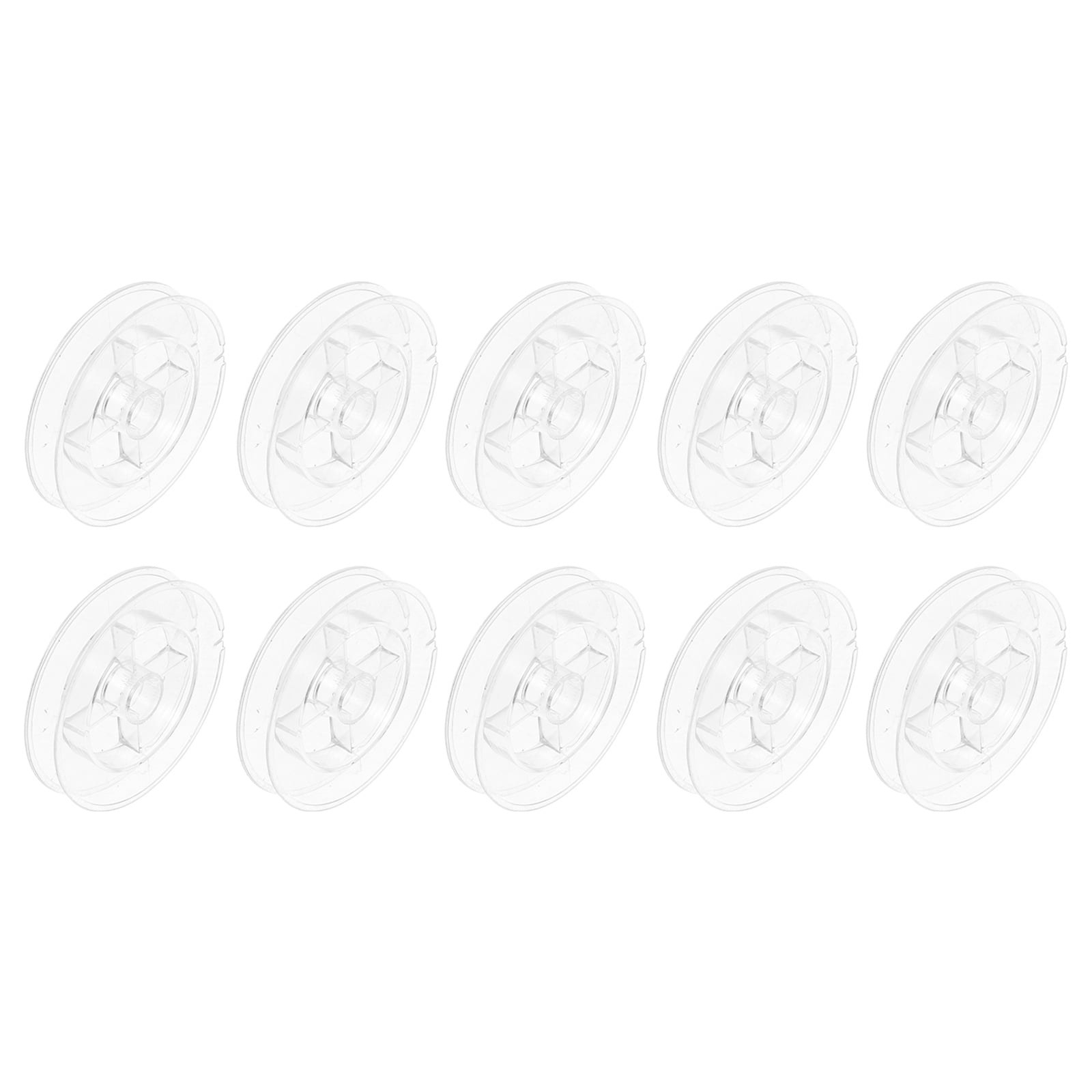 COOPHYA 10Pcs Round Plastic Empty Spools for Twine Storage and Wire ...