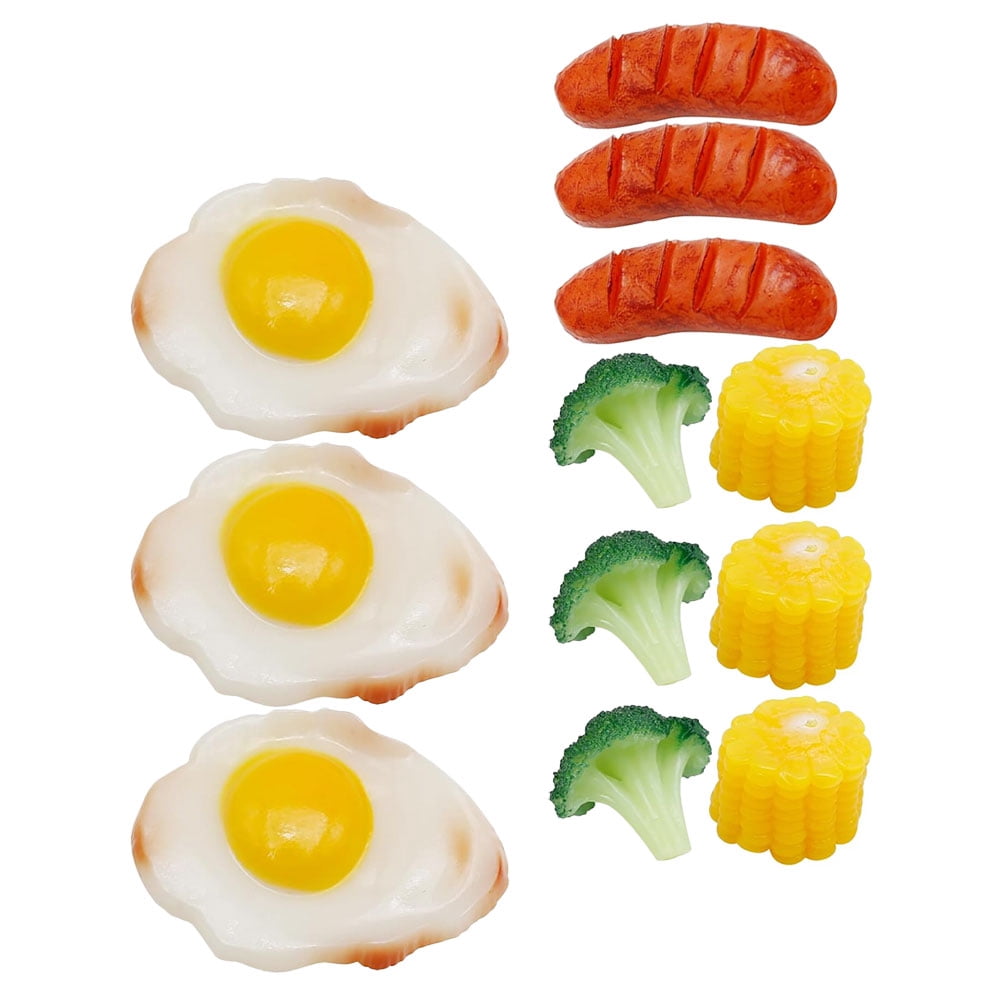 COOPHYA 12Pcs Simulated Food Prop Assorted Color Plastic Broccoli Shape ...