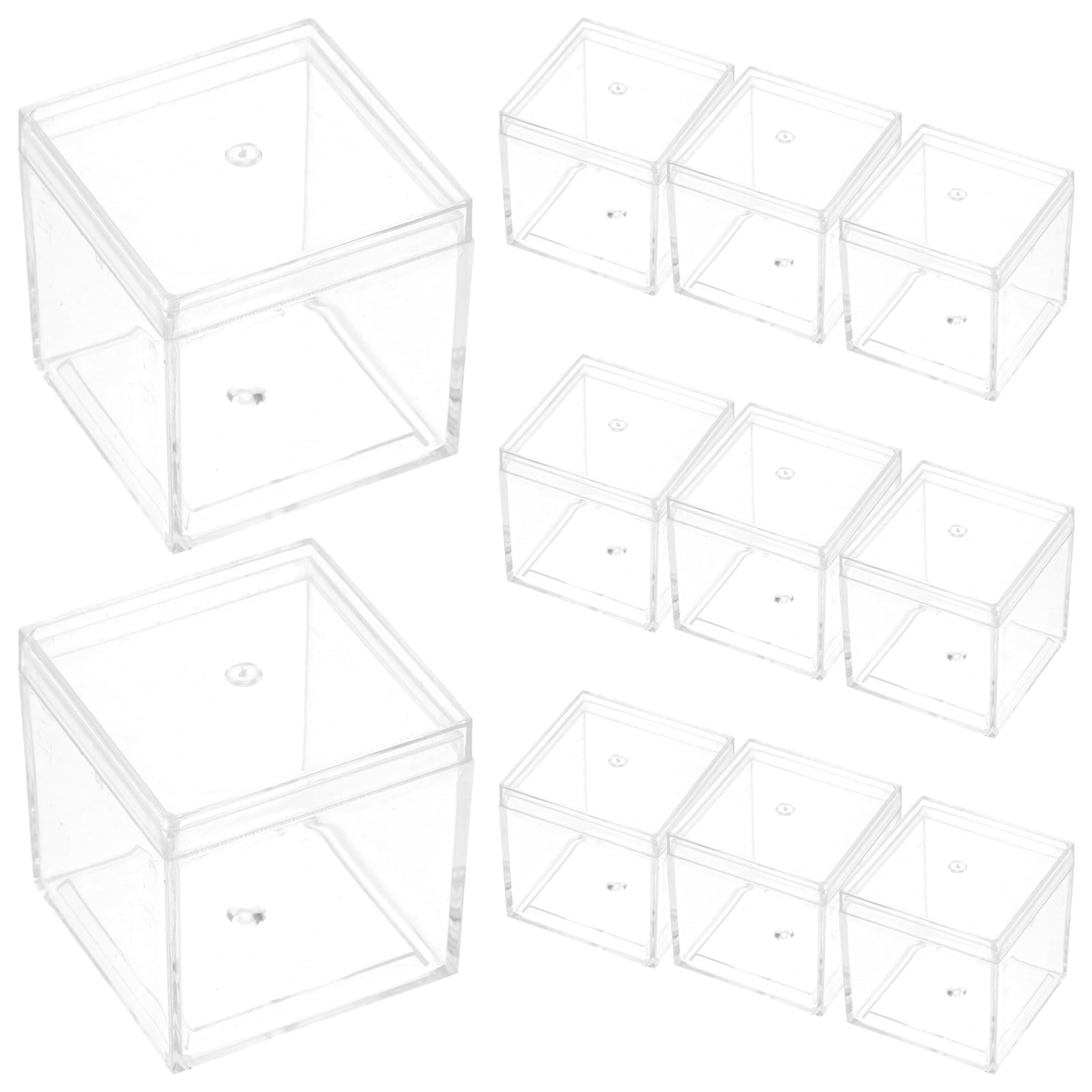 COOPHYA 12Pcs Stackable Design Square Specimen Containers Material for ...