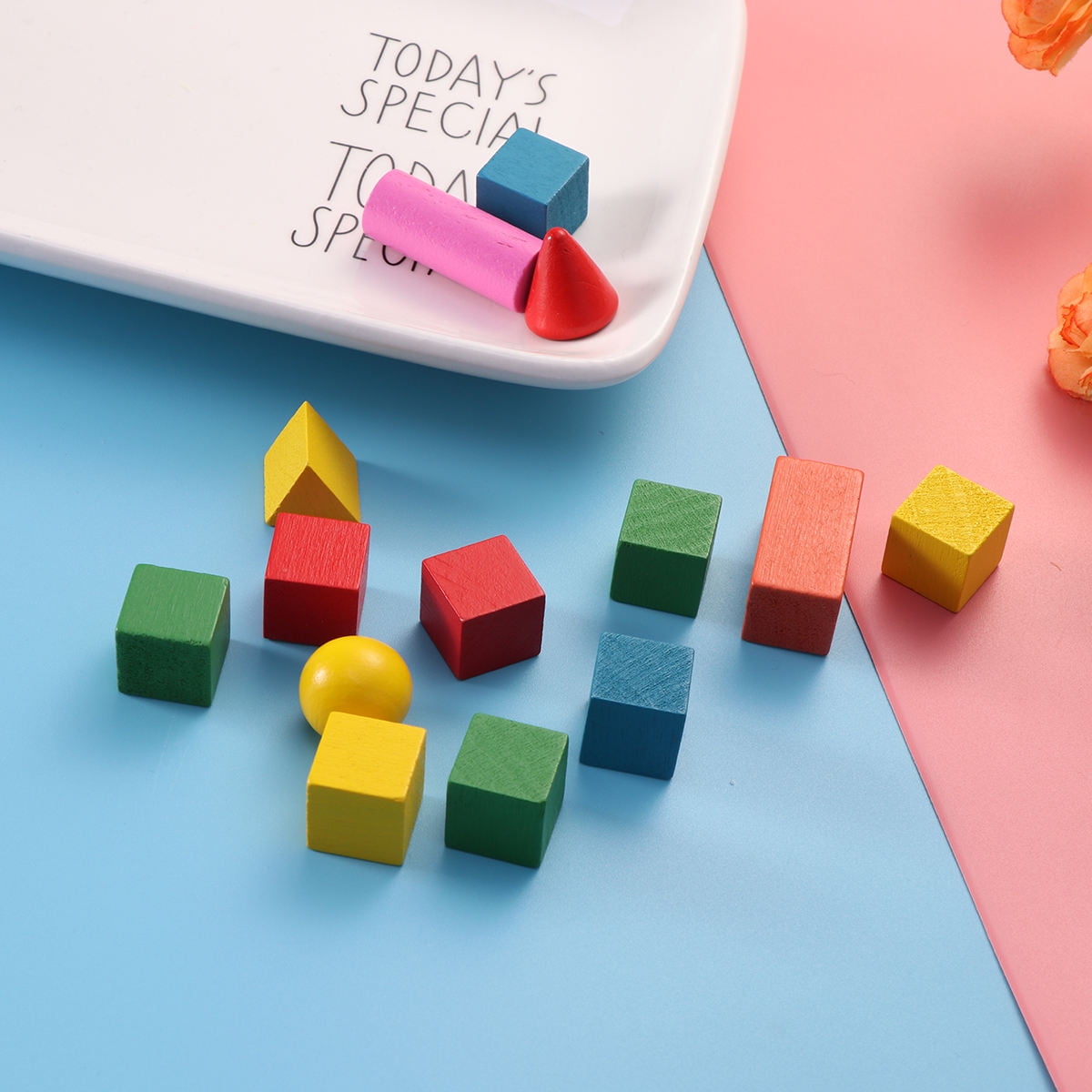 COOPHYA 14Pcs Kindergarten Toys Geometric Assembly Toys for Children ...