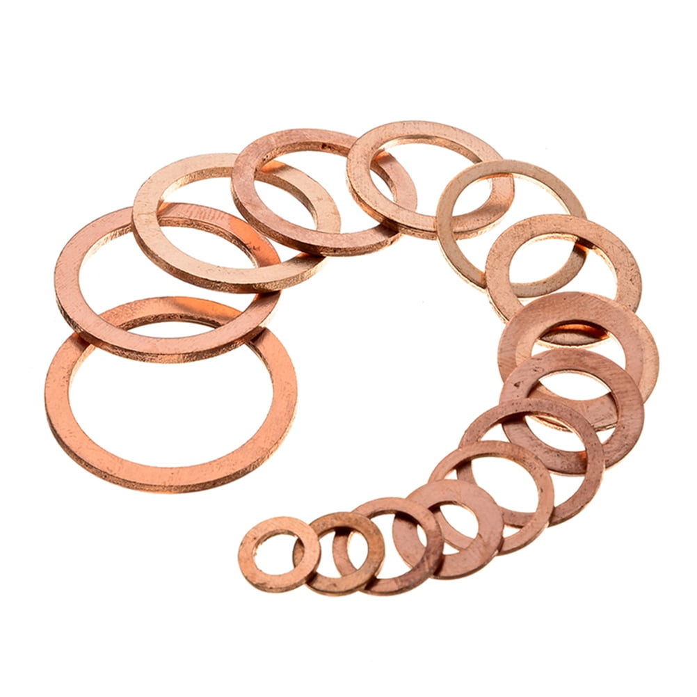 COOPHYA 150pcs Tap Sealing Washers in Golden for Electrical ...