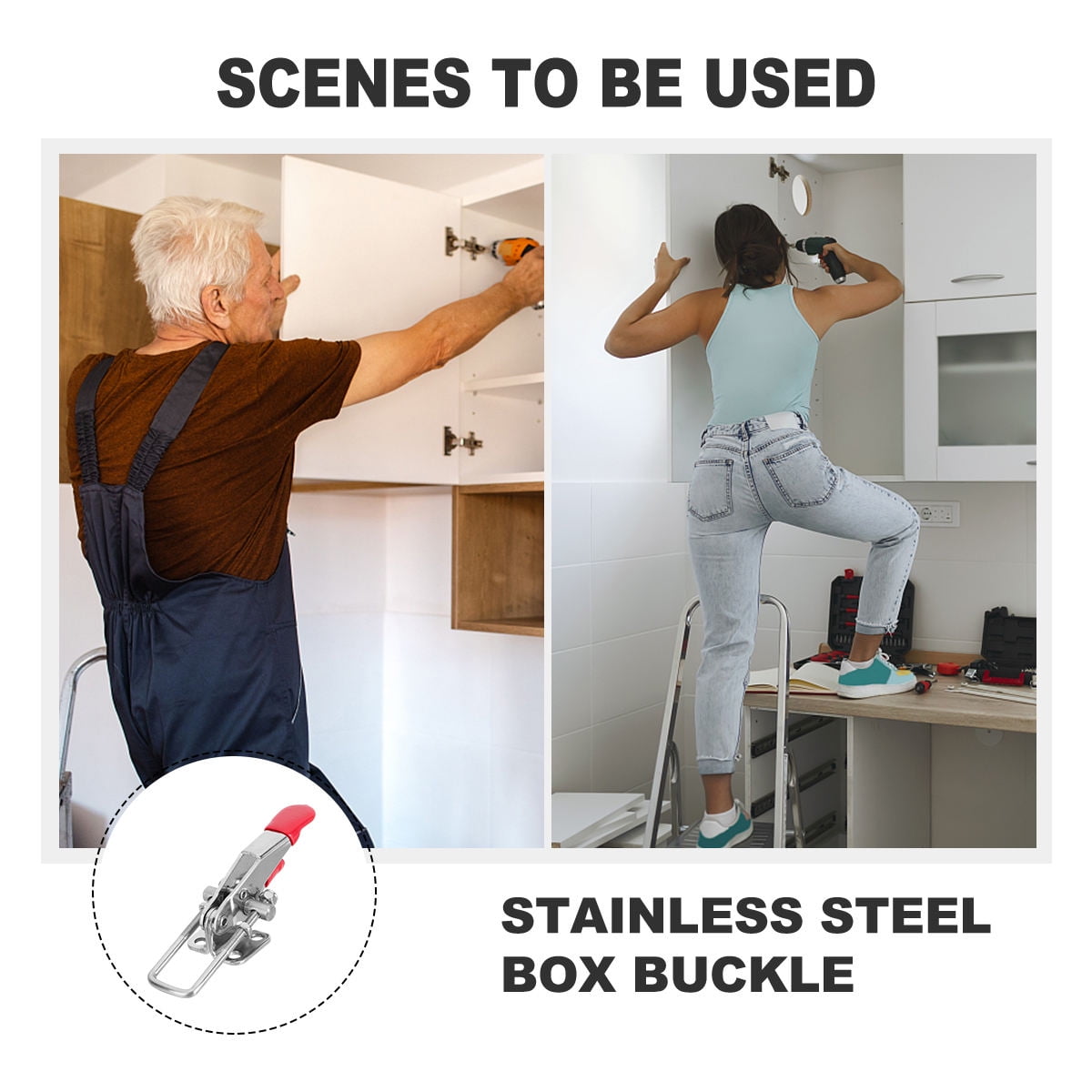 COOPHYA 1Pack Box Toggle Latch with Plastic and Steel for Furniture ...