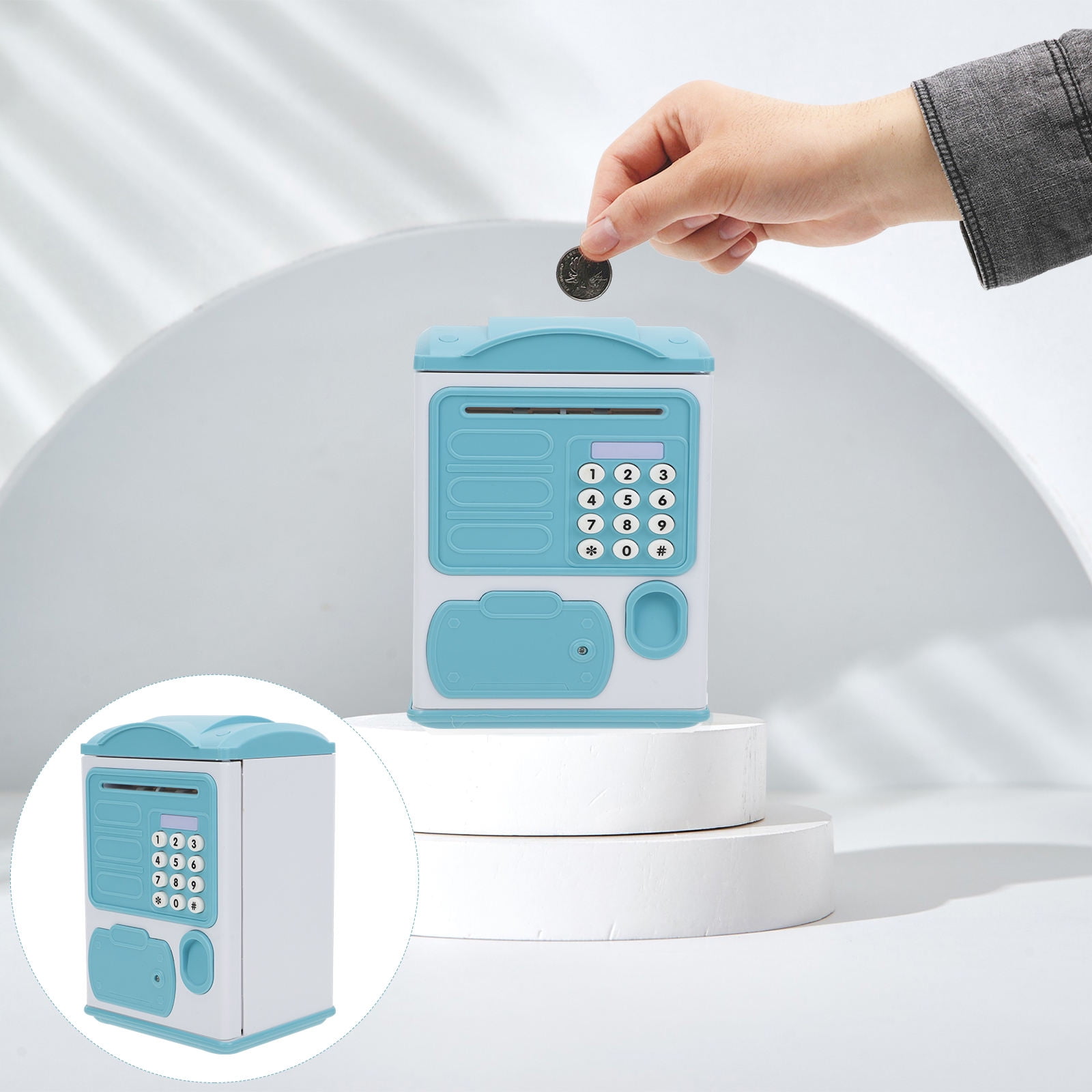 COOPHYA 1Pack Boys Money Box With Automatic Cash Rolling And ...