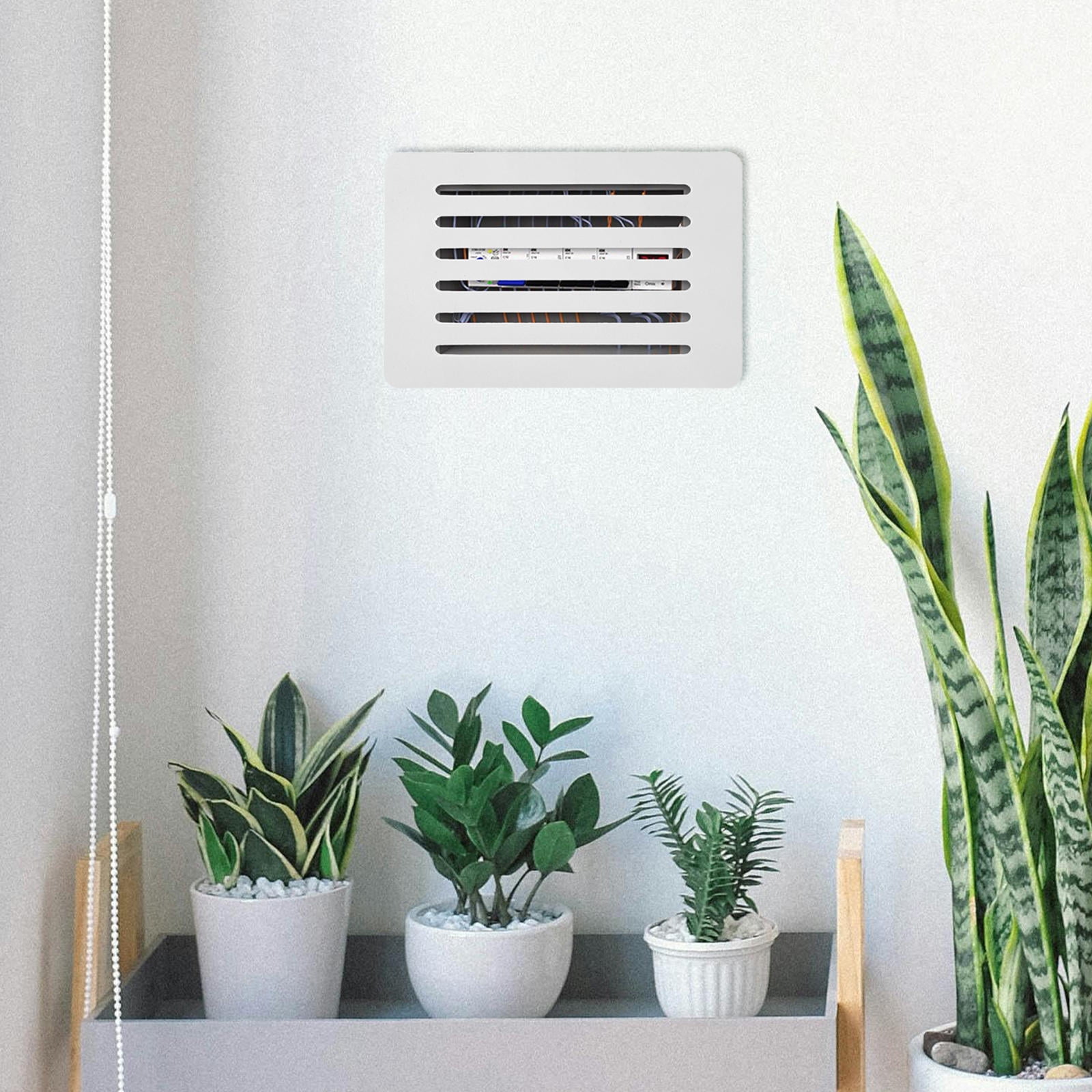 RENACLIPY Door Vent Kit Electrical Box Cover White PVC 1Pack Elegant ...