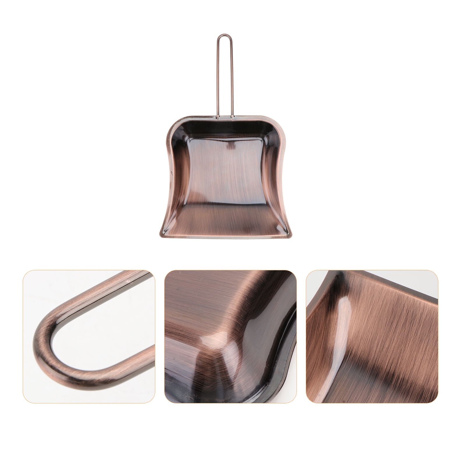 COOPHYA 1Pack Mini Dust Pan for Tabletop and Cabinet Cleaning in Bronze ...
