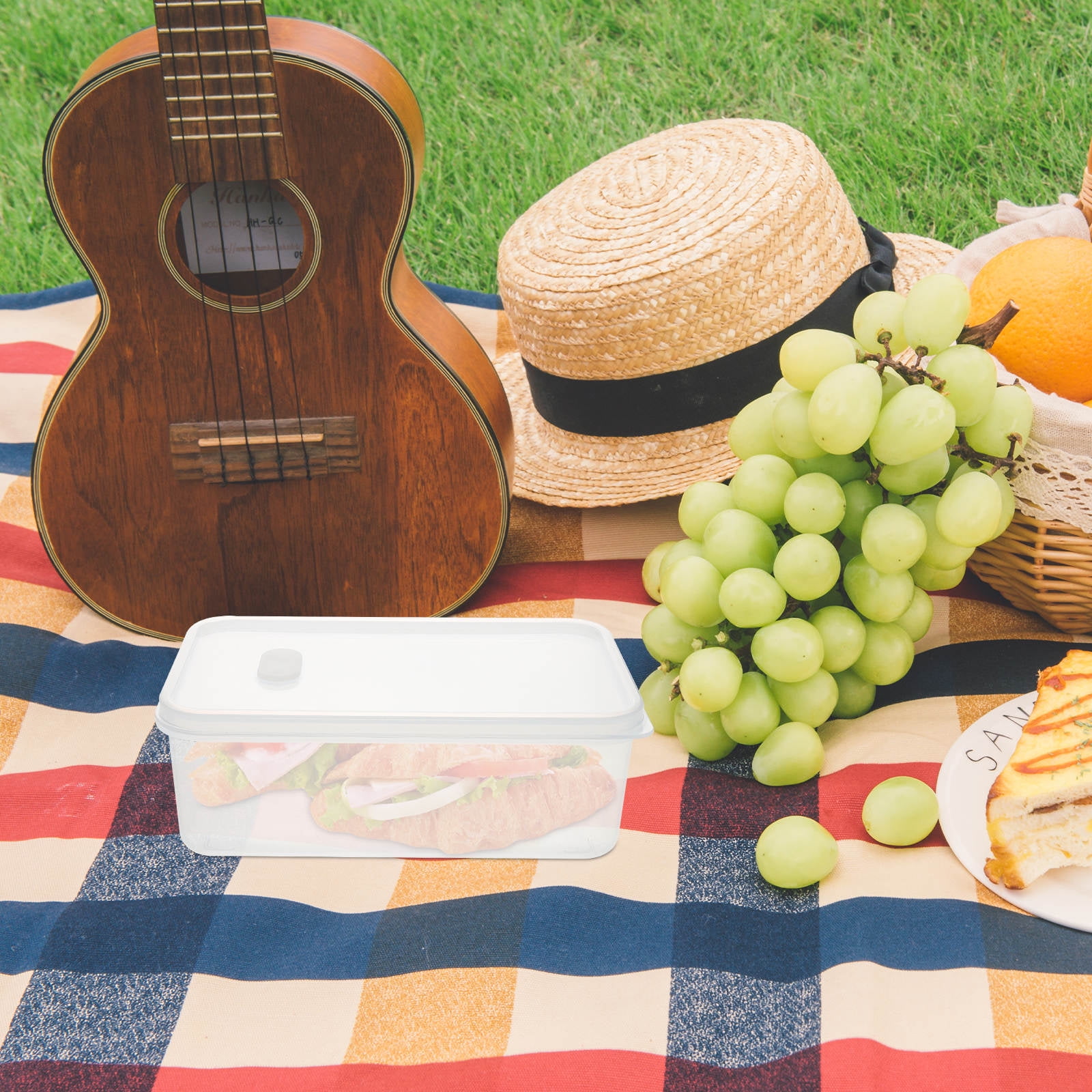 COOPHYA 1Pack Rectangle Food Storage Containers With Lids Leak Proof ...