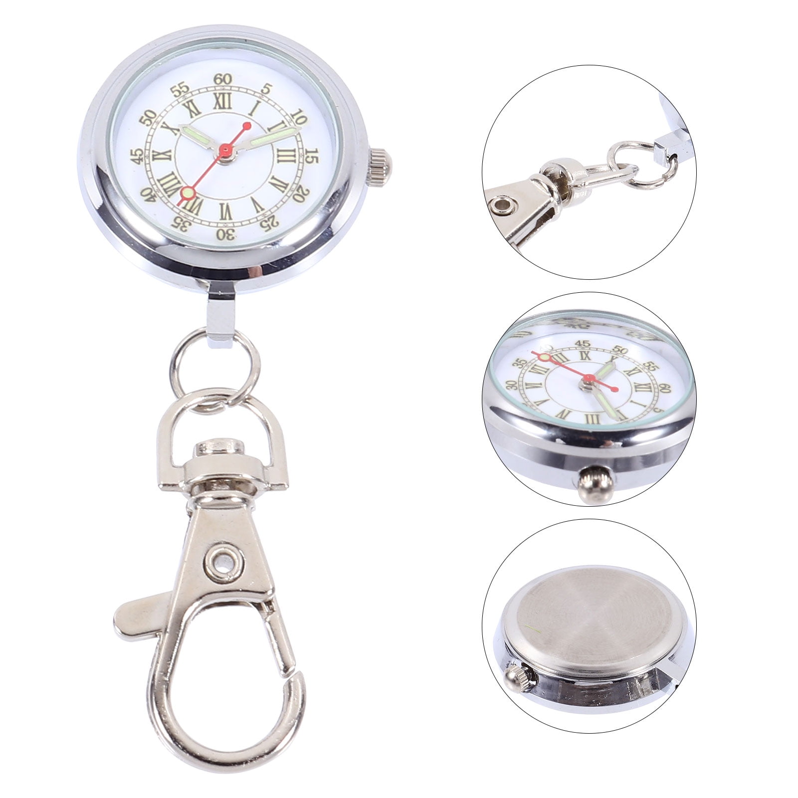 COOPHYA 1Pack Retro Quartz Pocket Watch with Keychain for Daily Use ...