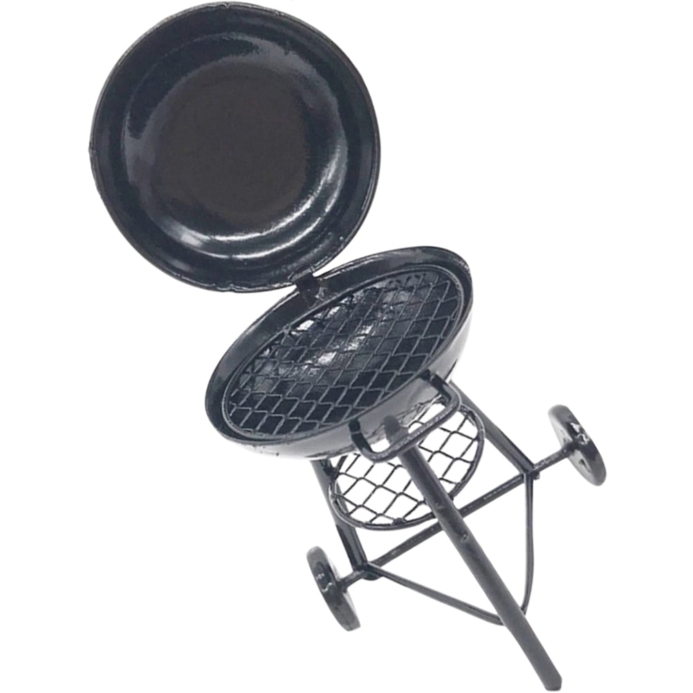 COOPHYA 1Pack Tiny Grill For Kids 9x3.54in Iron Black Round DIY ...