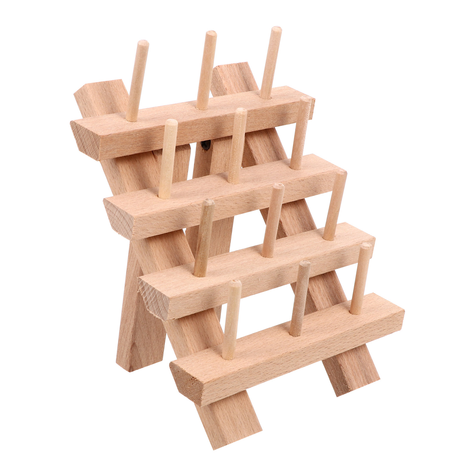 COOPHYA 1Pack Wood Spool Organizer for Sewing Embroidery Thread Stand ...
