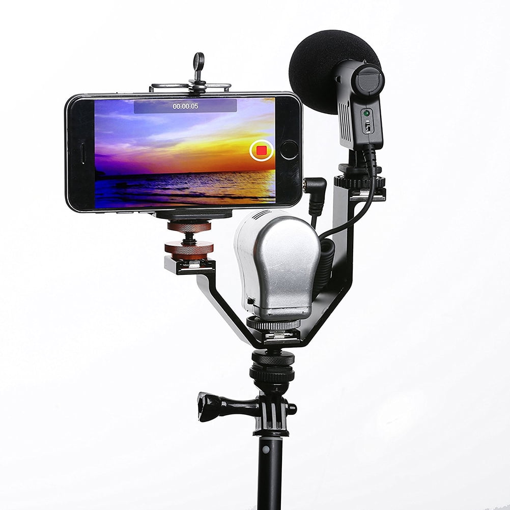 COOPHYA 1Pcs Metal Bracket for Camera Hot Shoe Mount and Monitor 7.3x5 ...