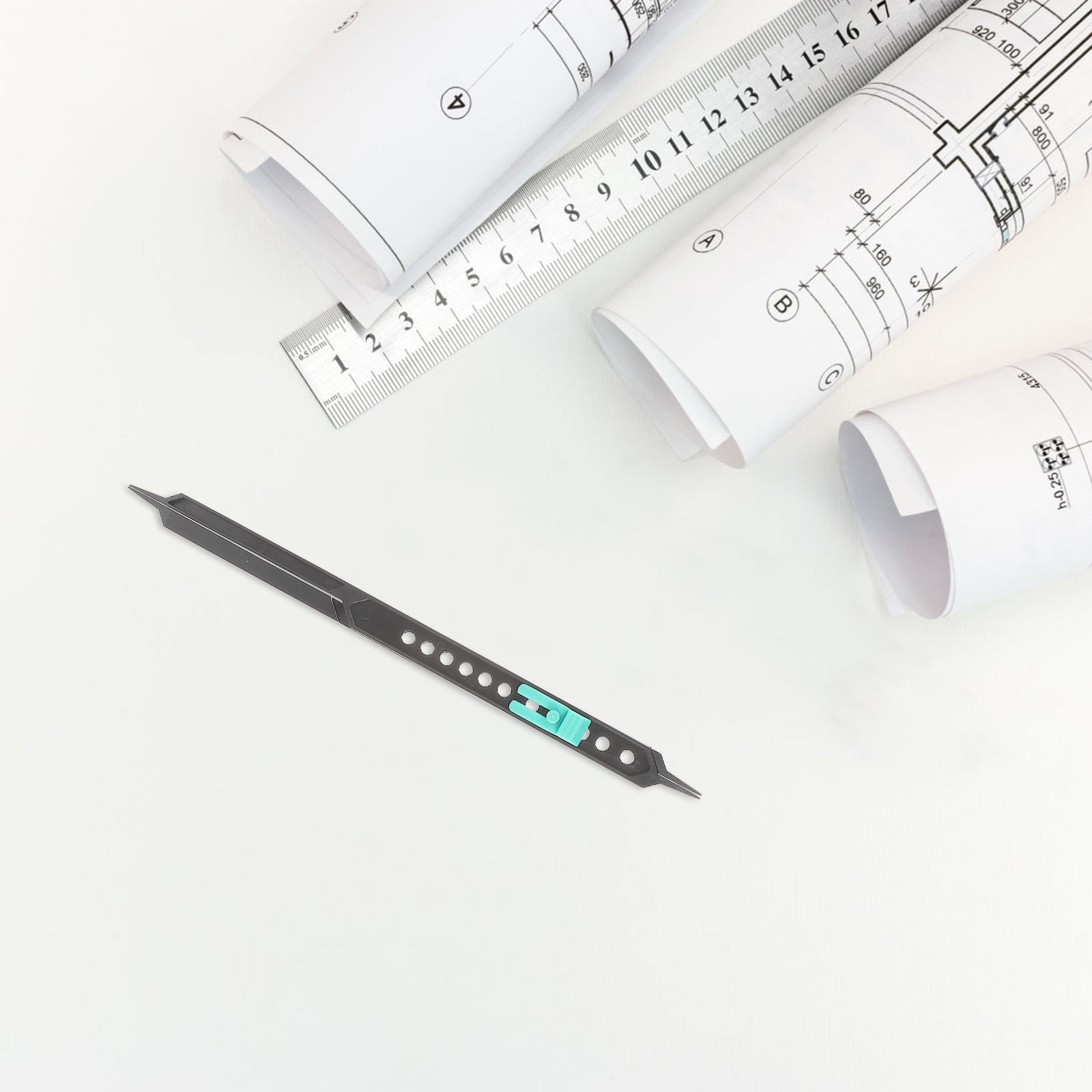 COOPHYA 1Pcs MultiFunction Scribing Tool Plastic Drawing Ruler for ...