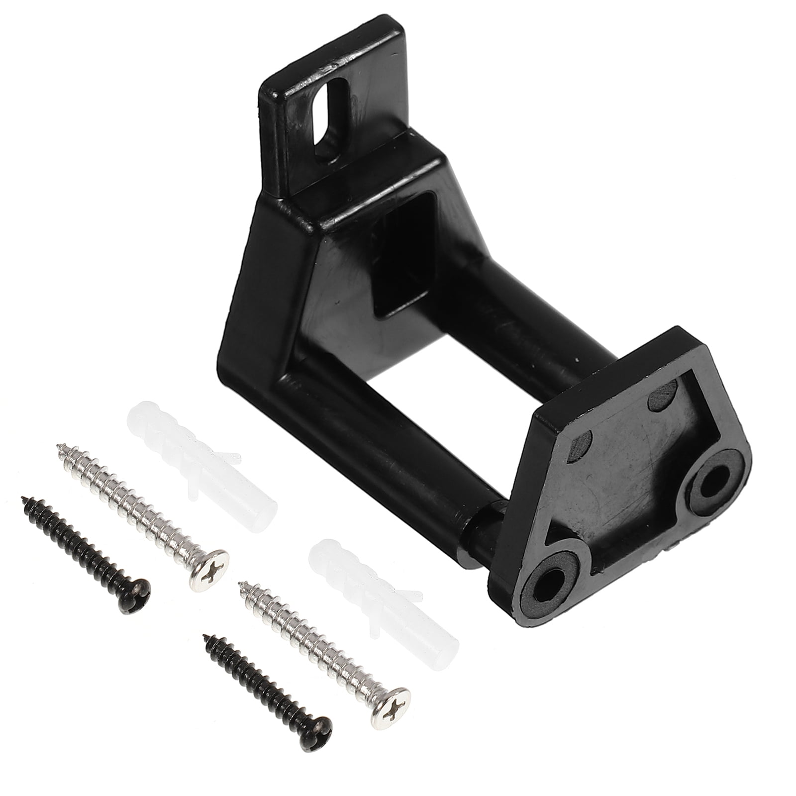 COOPHYA 1Set Black Plastic Square Door Swing Stopper For Sliding Barn ...