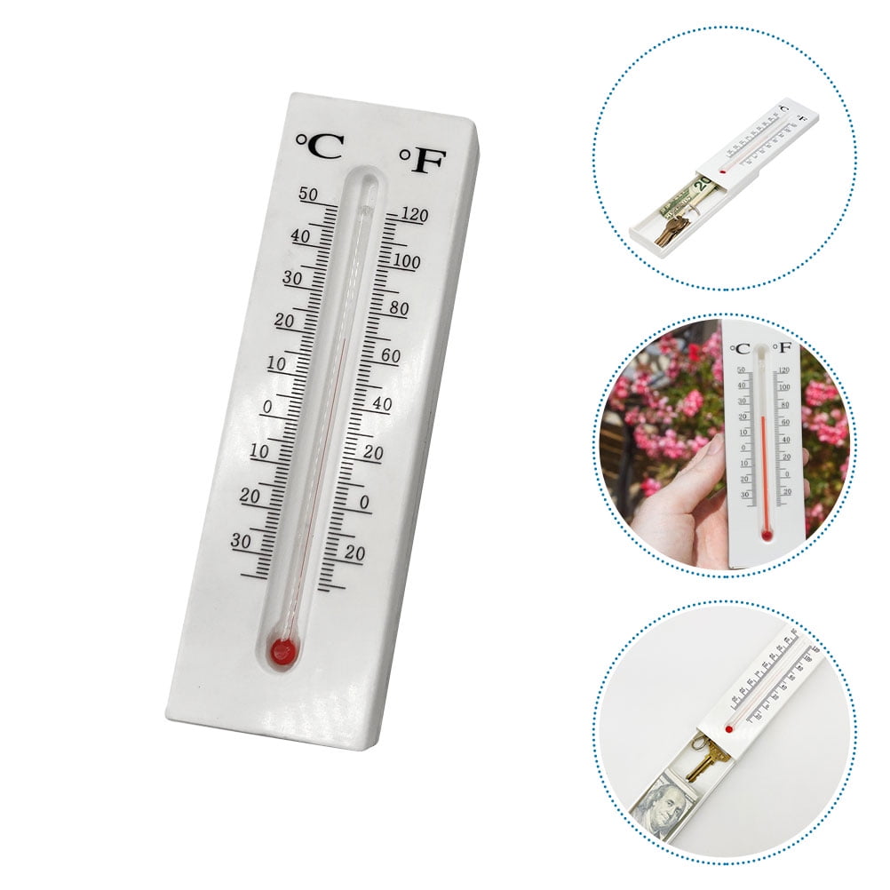 COOPHYA 1Set Key Holder Thermometer Modern Style Plastic Measurement ...