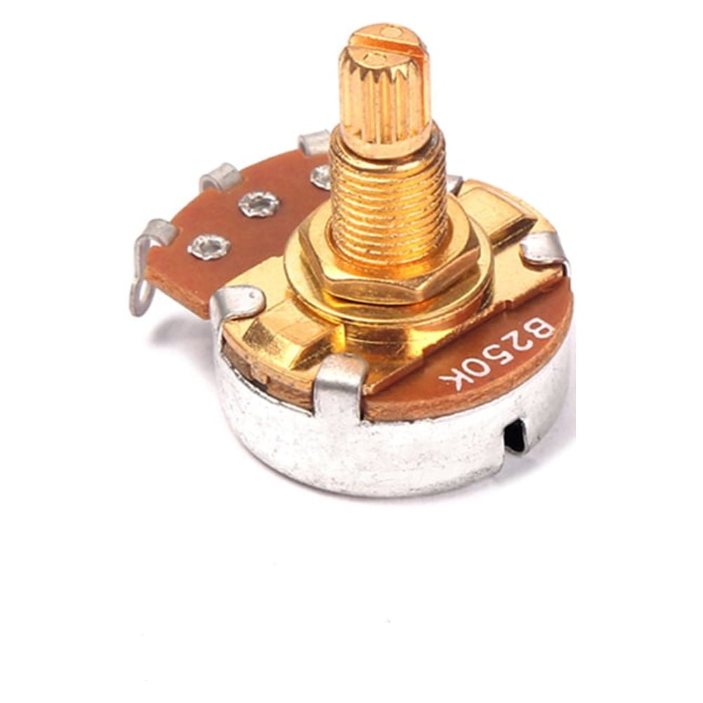 COOPHYA 1Set Metal Knurled Split Shaft Guitar Potentiometers for ...