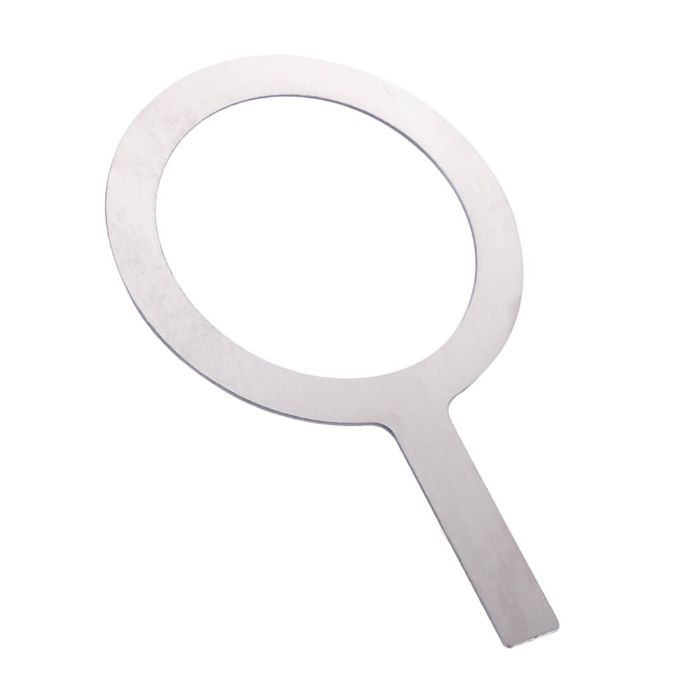 COOPHYA 1Set Ring Milk Cup Rim for Tea and Coffee in Silver 12.3x7.7x0 ...